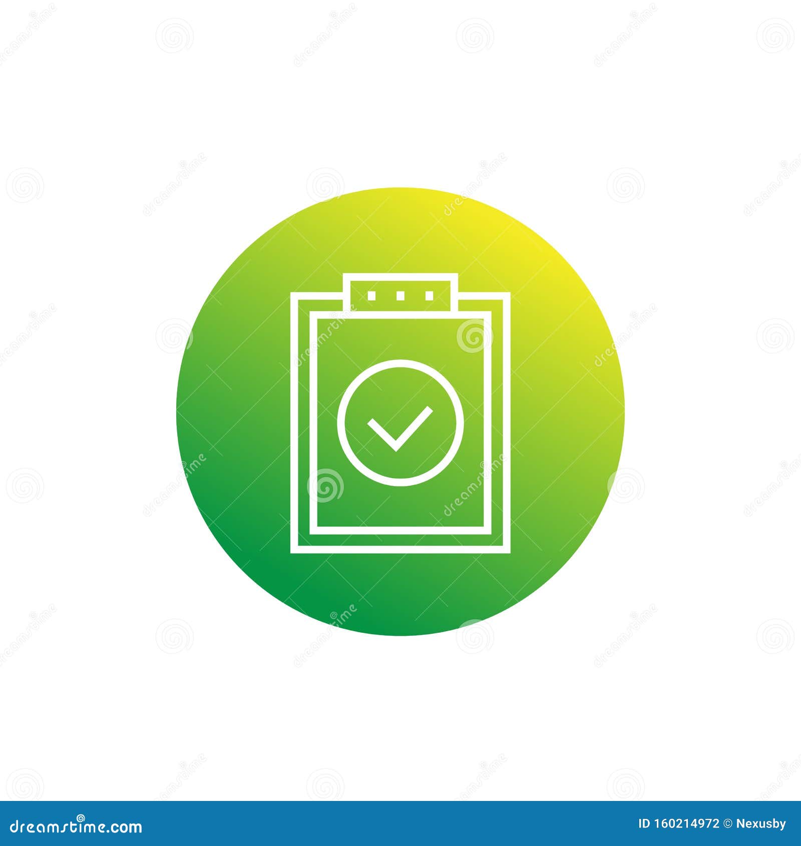 Standards vector line icon stock vector. Illustration of line - 160214972