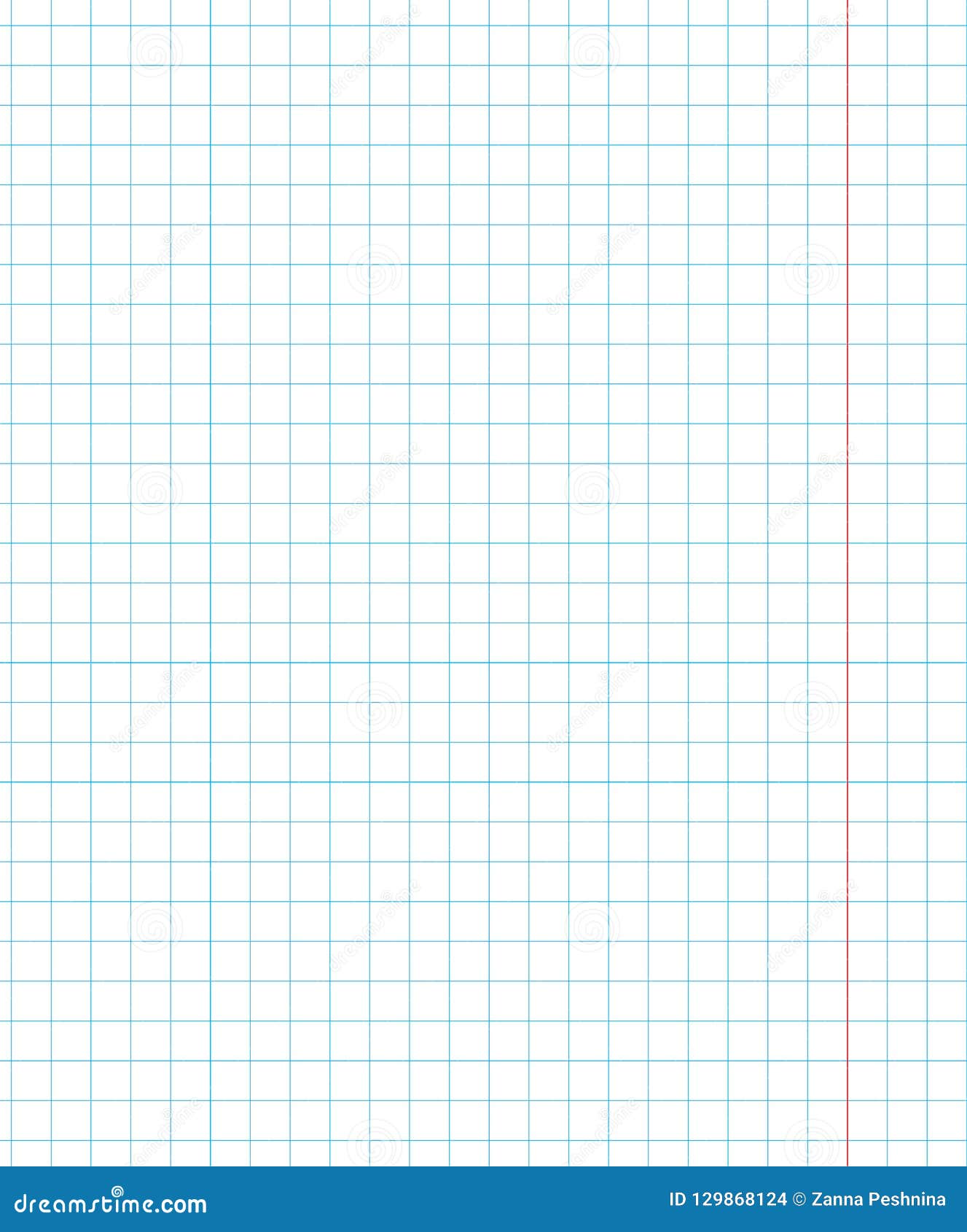 Standard Notebook Sheet Vertical Cage 7 Millimeter Pattern of School ...