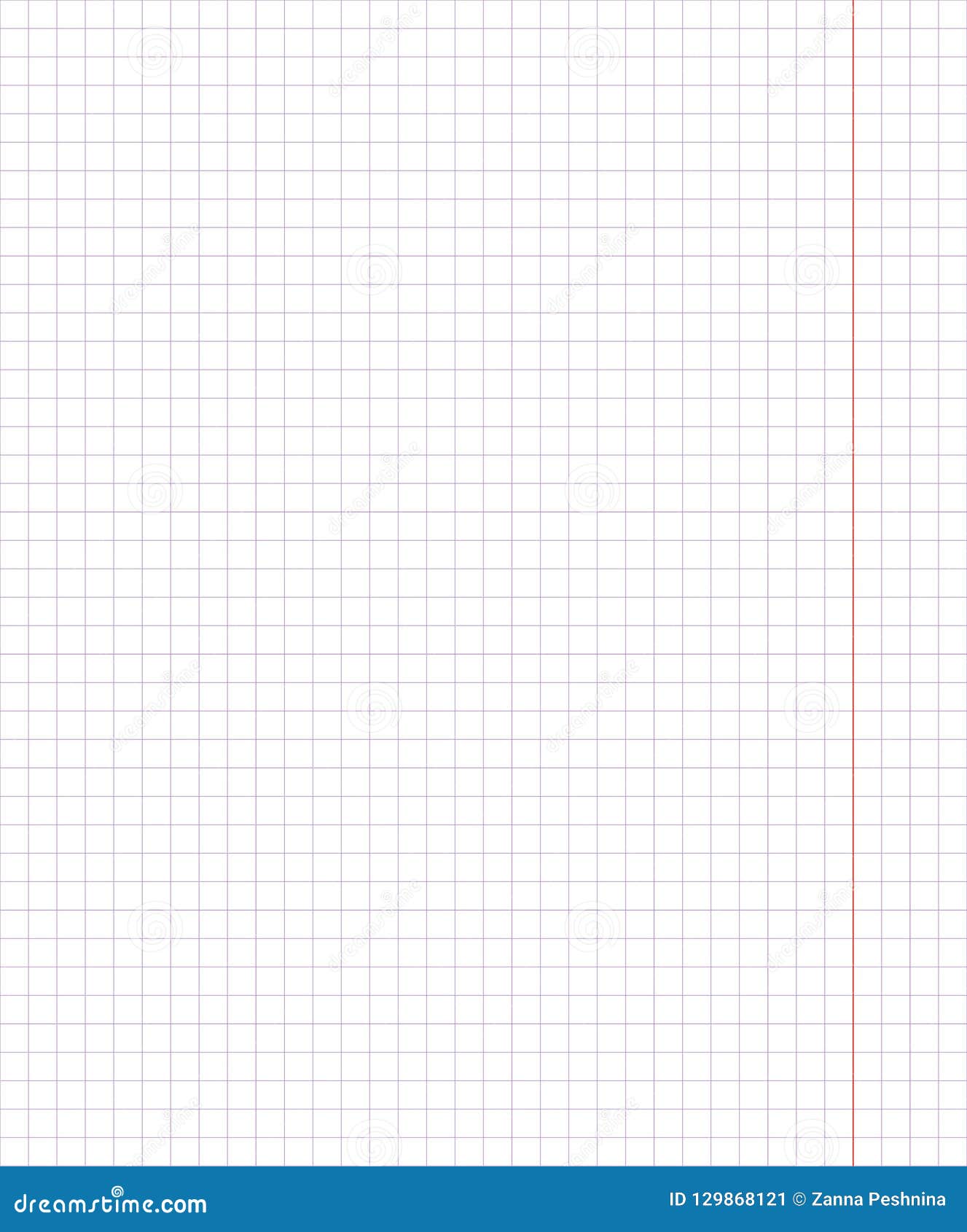 Standard Notebook Sheet Vertical Cage 5 Millimeter Pattern of School ...