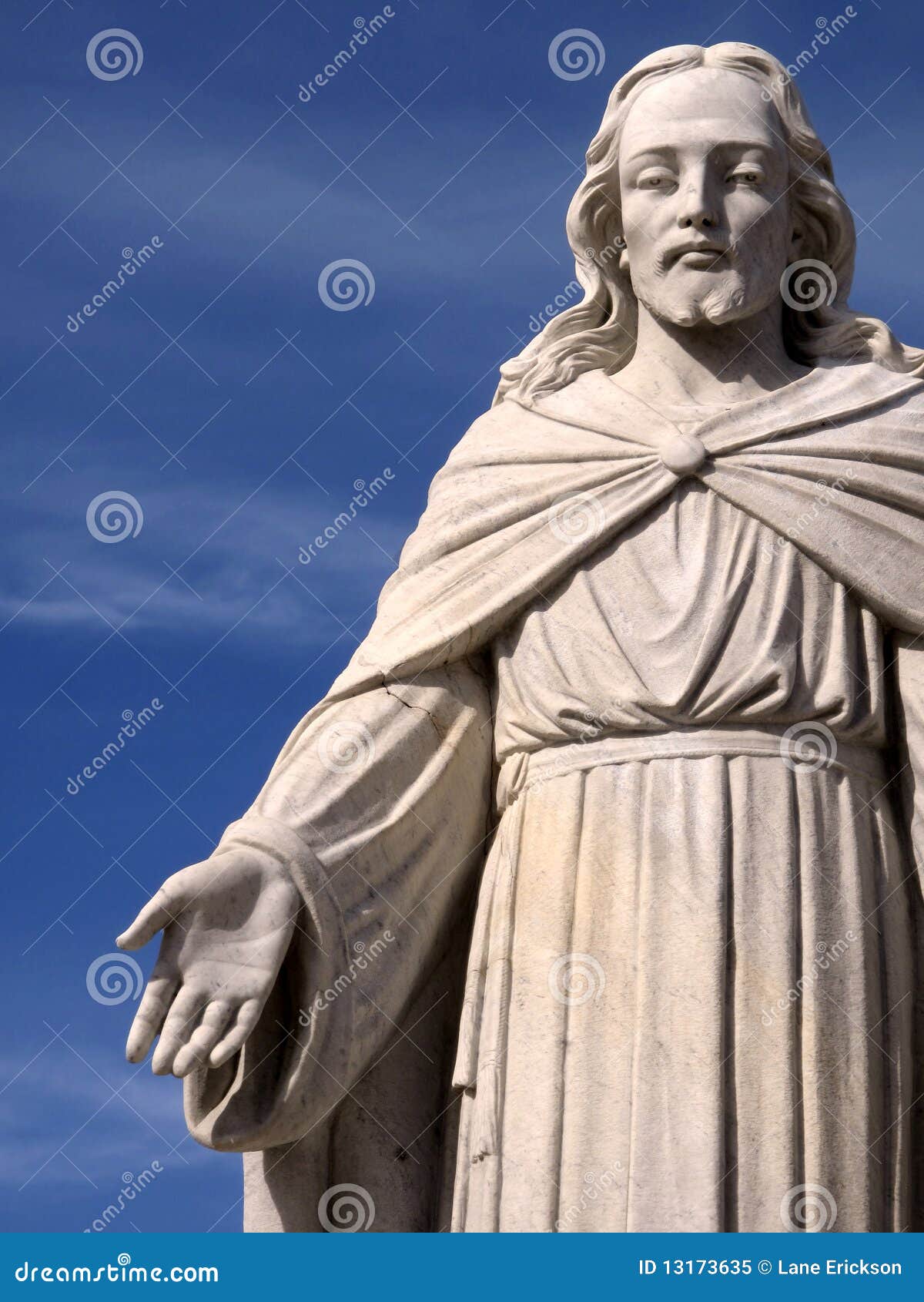 Standbeeld Van Jesus-Christus Stock Afbeelding - Image of uitnodigen ...