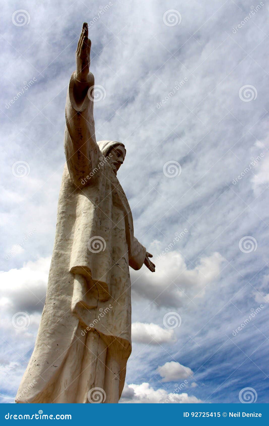 Standbeeld Van Jesus-Christus Stock Afbeelding - Image of katholiek ...
