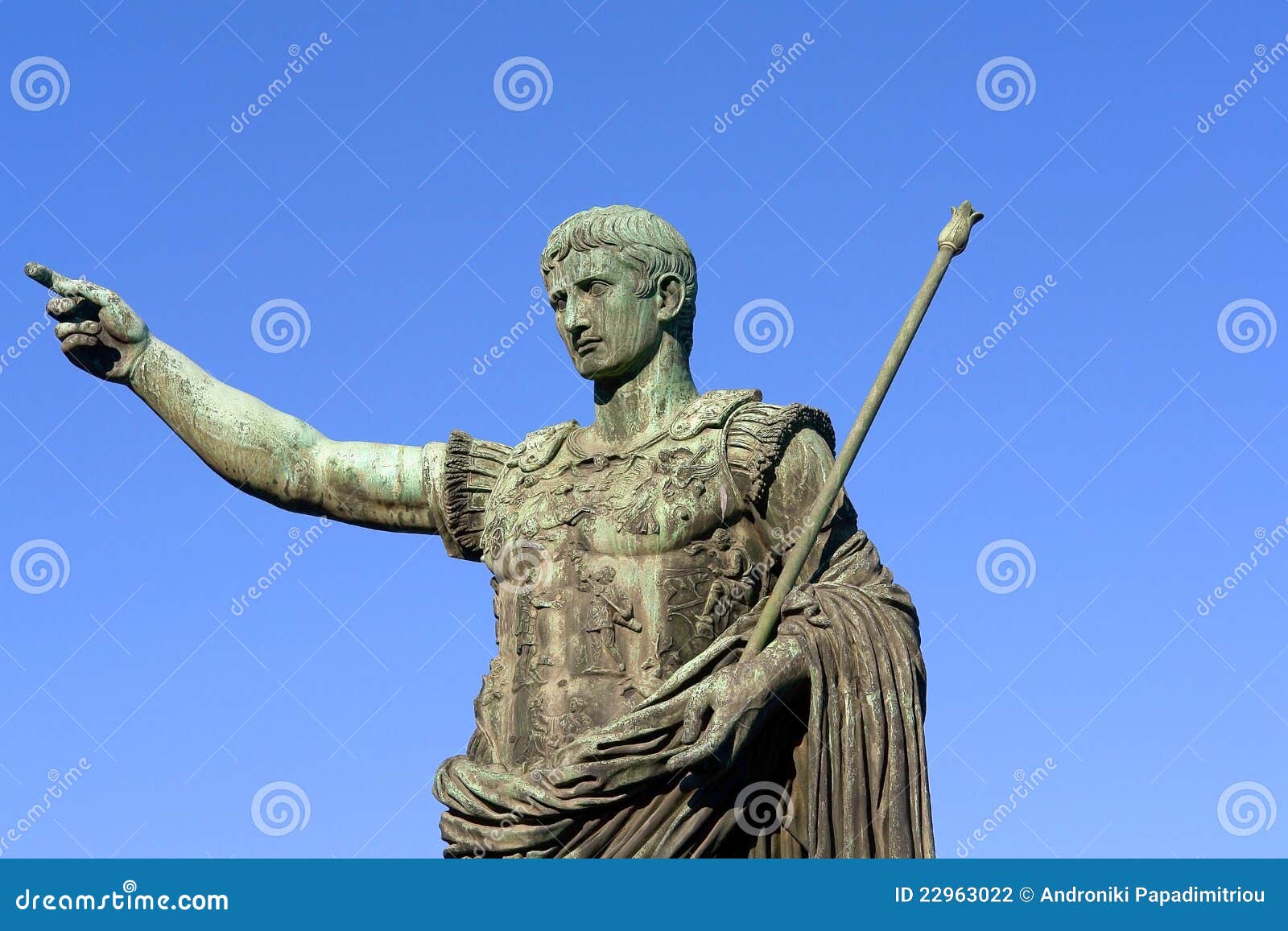Standbeeld Van Keizer Caesar Augustus Stock Foto - Image of keizer ...