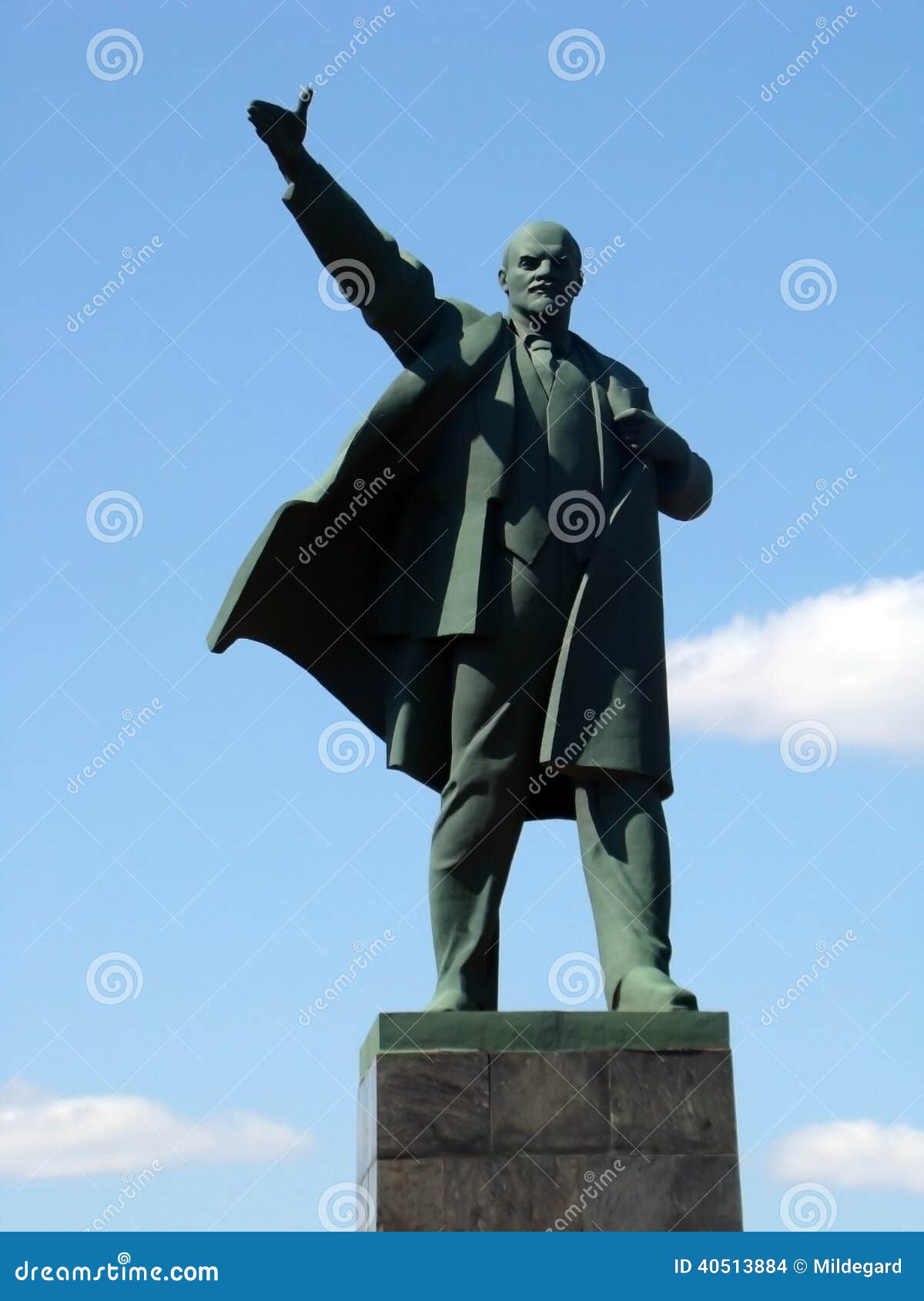 Standbeeld van Lenin stock foto. Image of persoon, standbeelden - 40513884