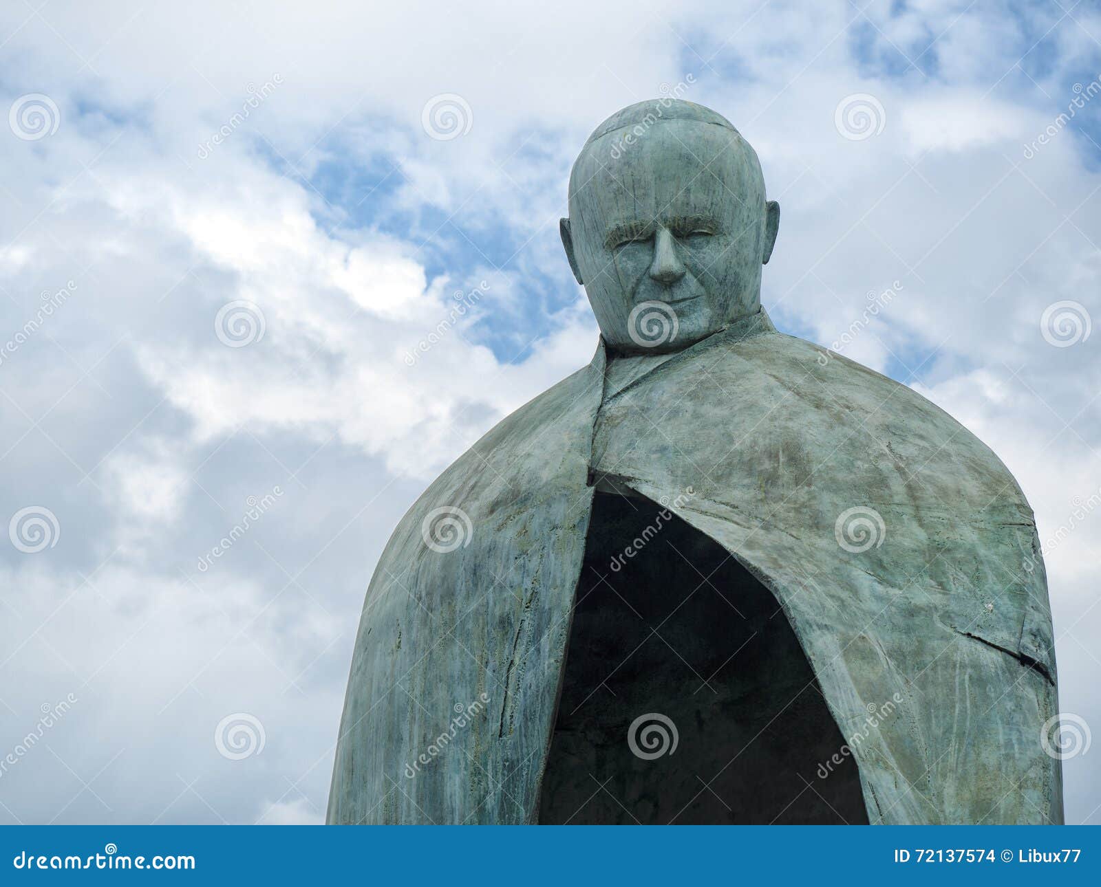 Standbeeld Van Paus John Paul II Redactionele Stock Afbeelding - Image ...