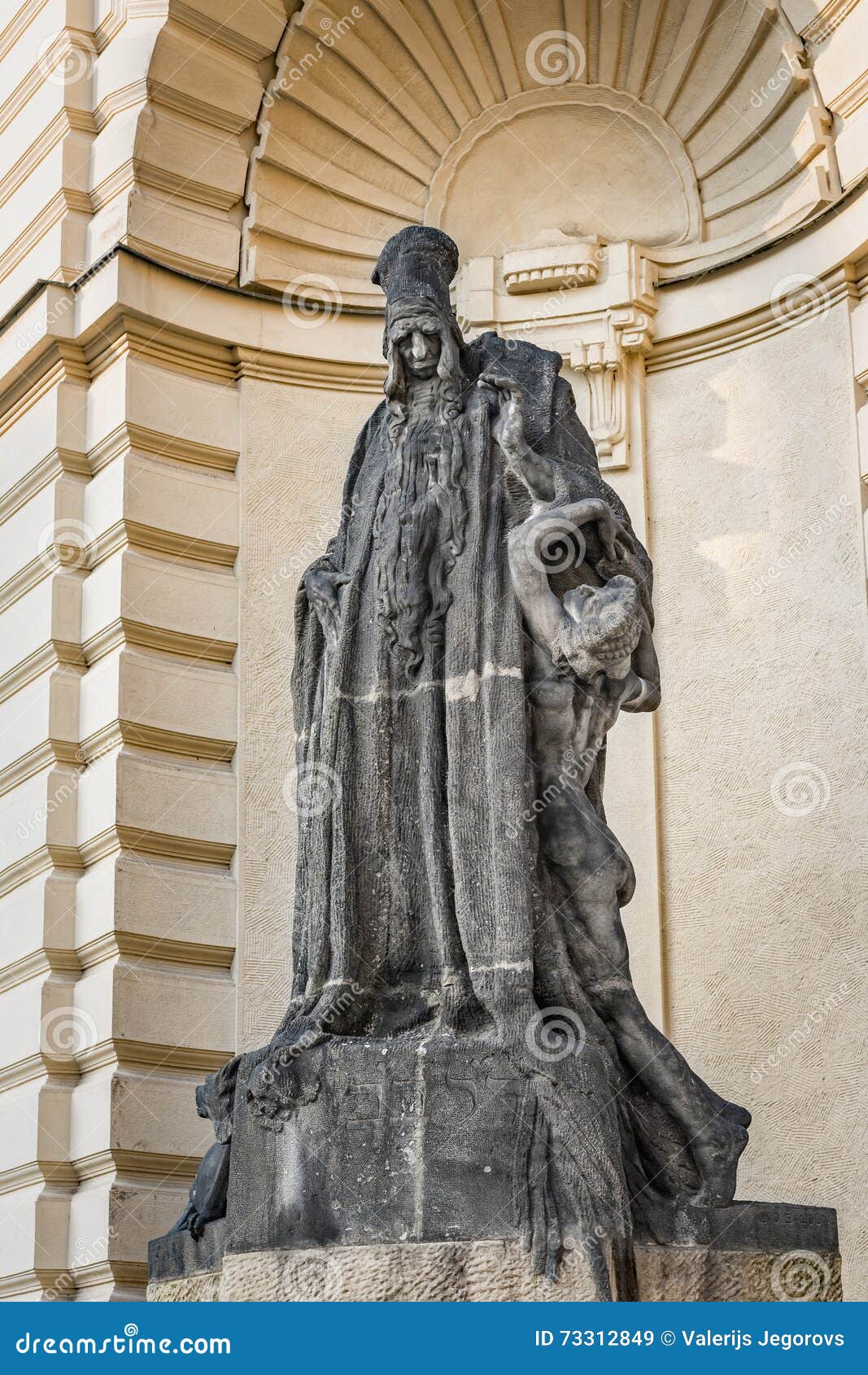 Standbeeld Van Rabijn Judah Loew Ben Bezalel Redactionele Stock ...