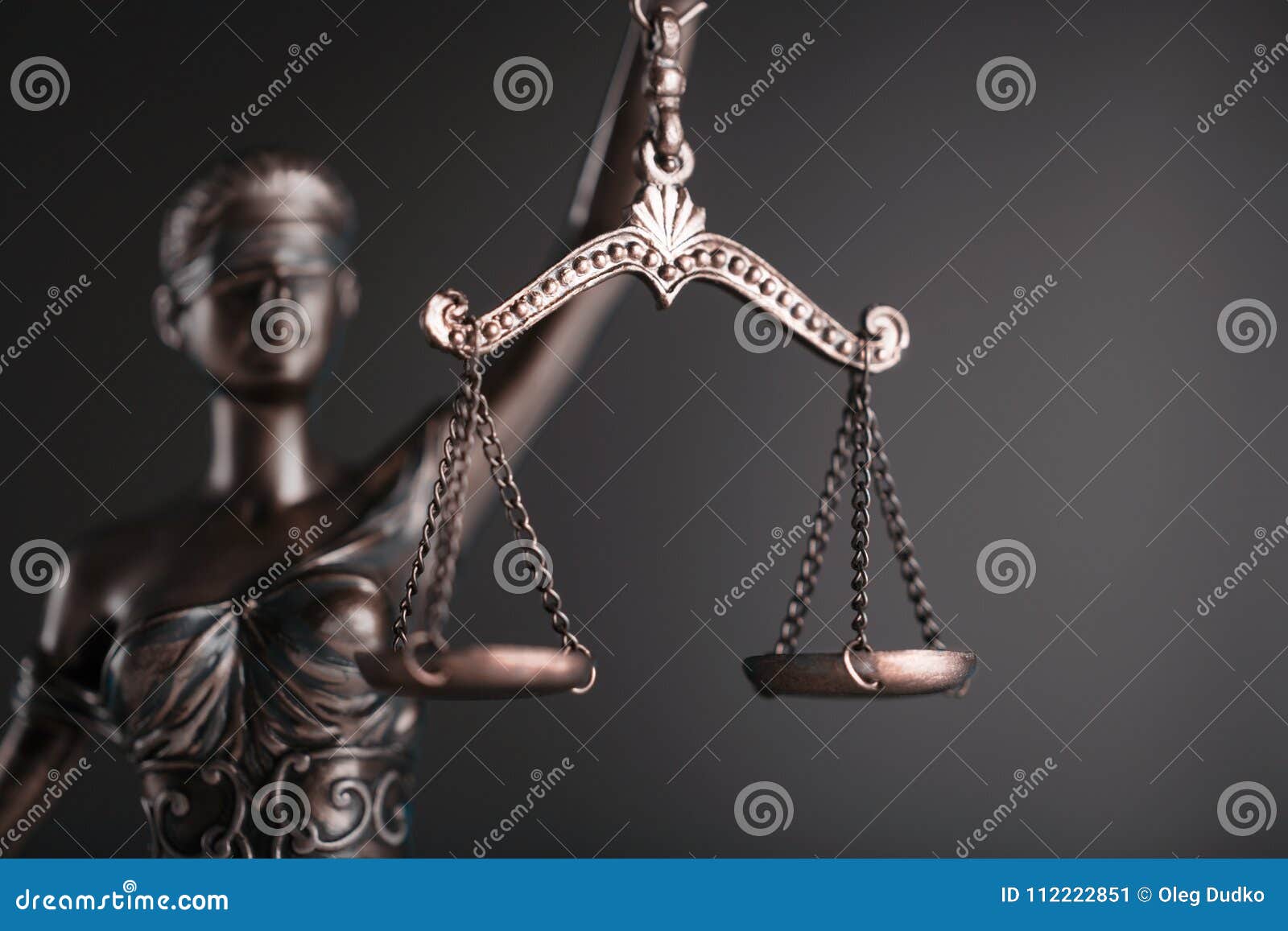 Standbeeld Van Rechtvaardigheid Stock Afbeelding - Image of ...