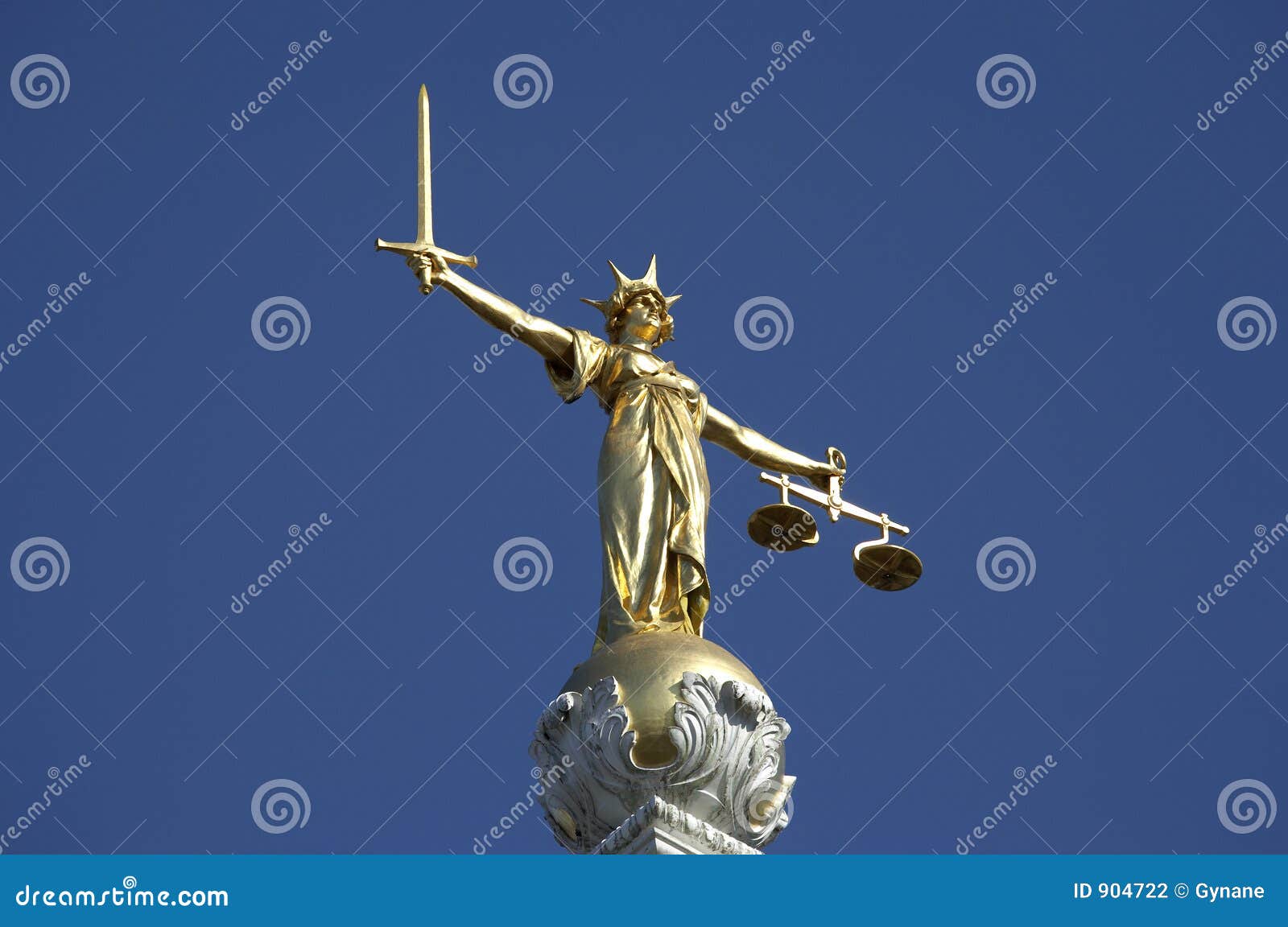 Standbeeld Van Rechtvaardigheid Stock Foto - Image of billijkheid ...