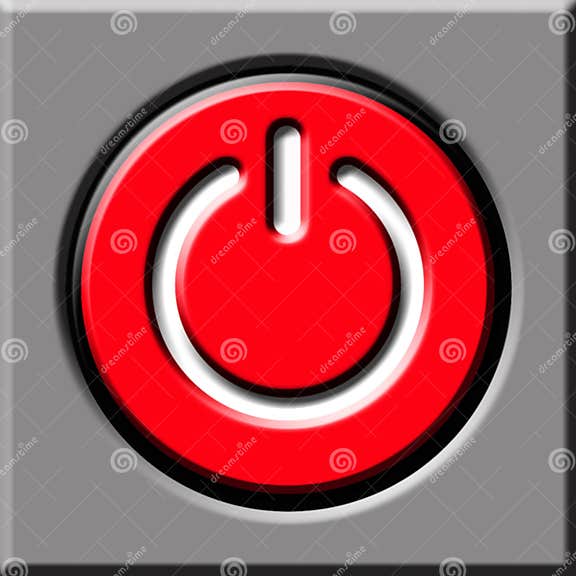 Standby button stock illustration. Illustration of standby - 4160527