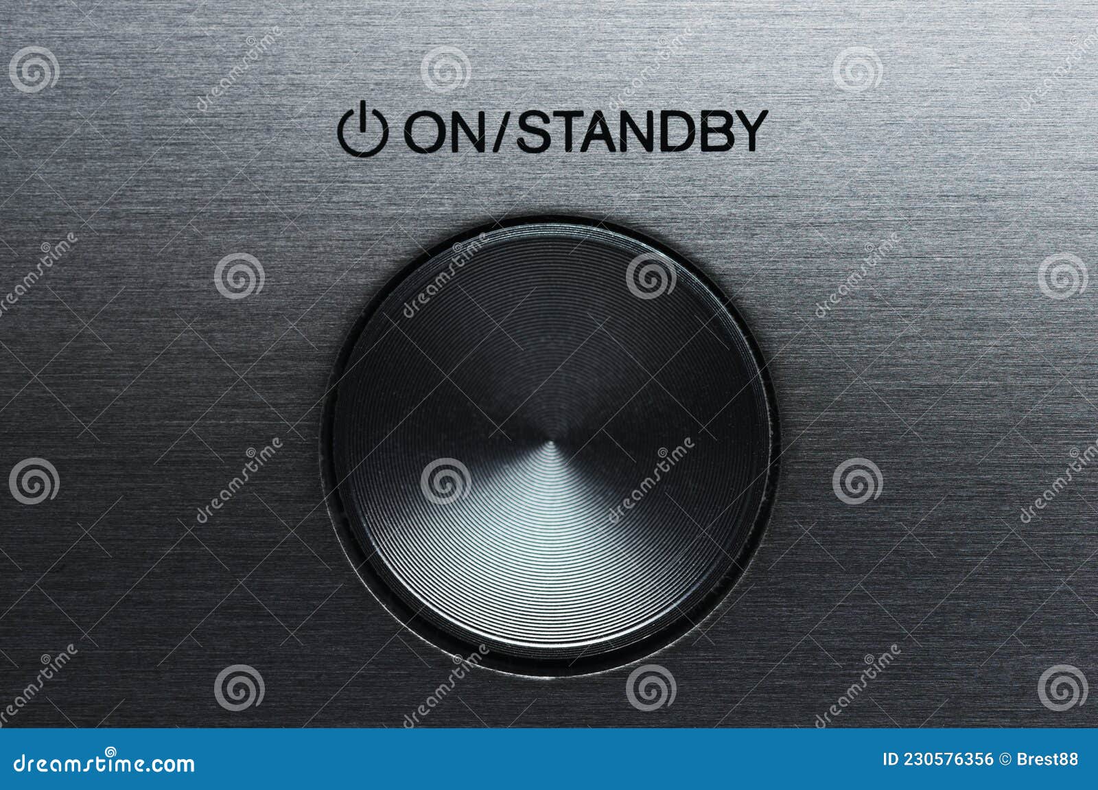 Standby-button On A Light Blue Background. Stock Image | CartoonDealer ...