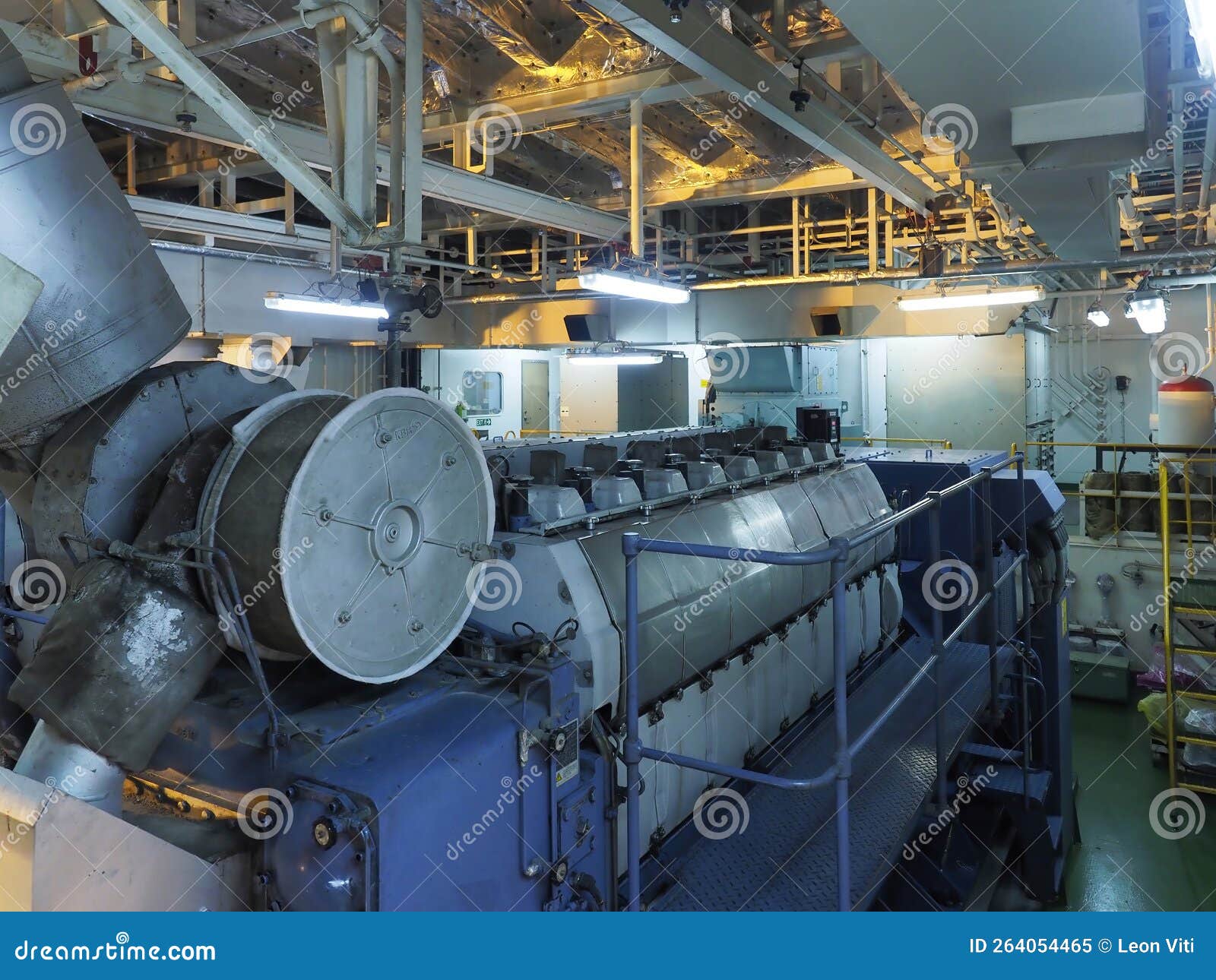 This Standby Diesel Generator Unit Has a Unit Mounted Radiator and Fuel ...