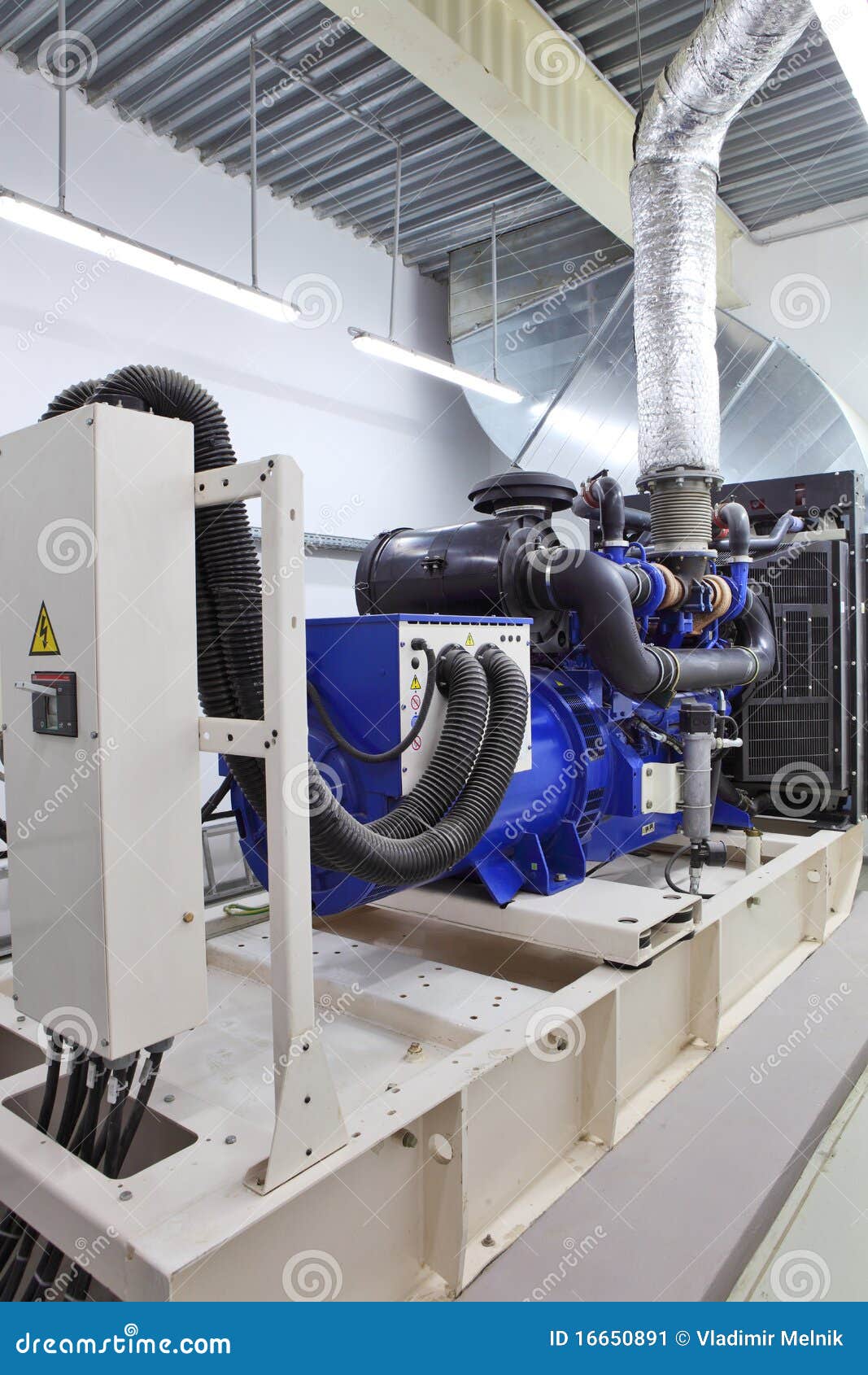 Standby generator stock image. Image of industry, maintencance - 16650891