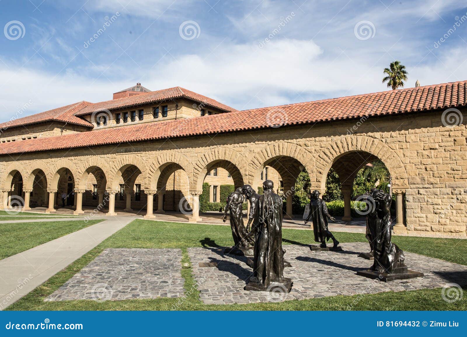 Standford University Building Editorial Photography - Image of concrete ...