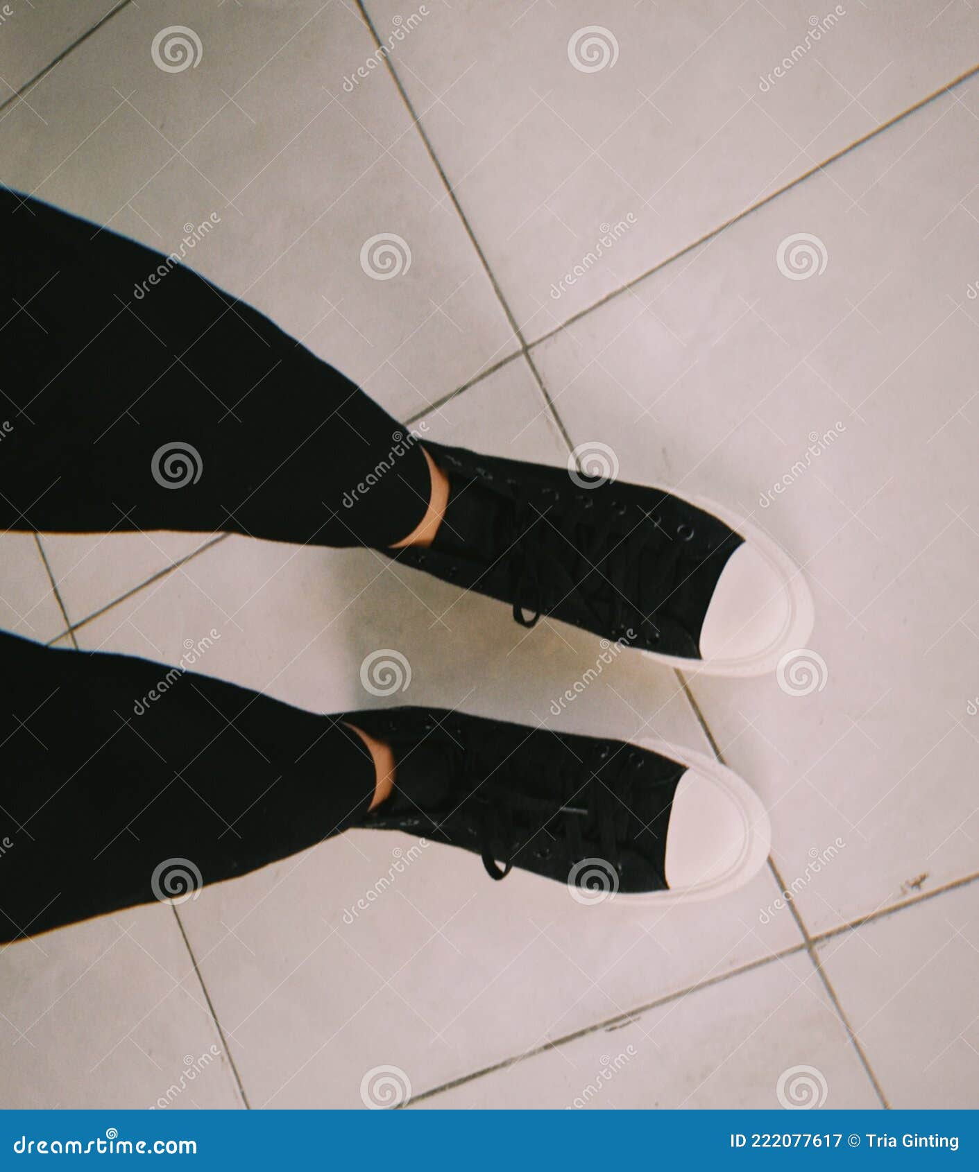 Standing Alone, and Still Waiting for Someone Stock Image - Image of ...