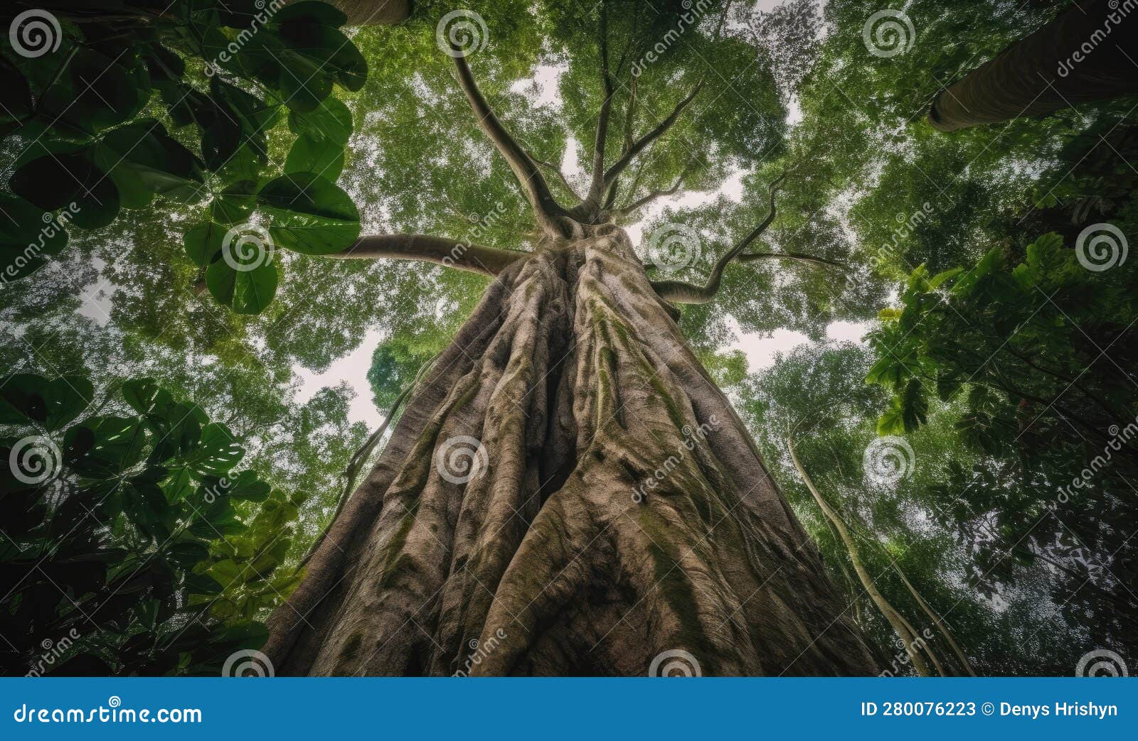 Standing in Awe of Towering Tree in the Wild Creating Using Generative ...