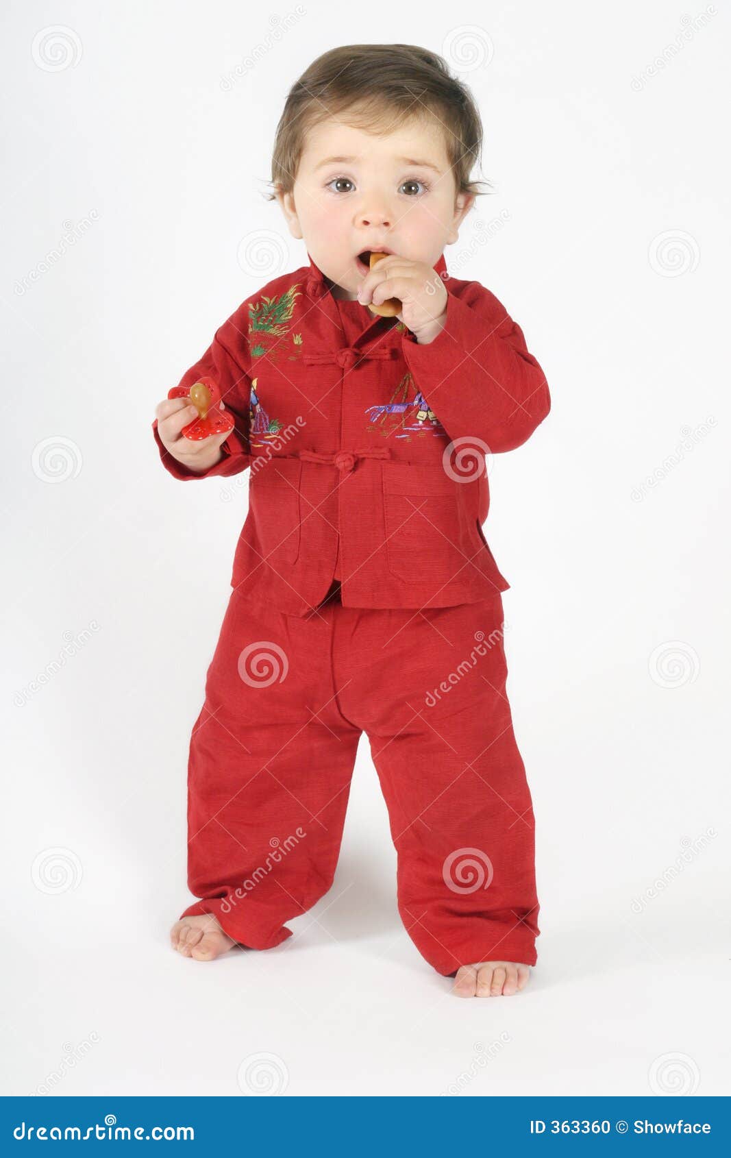 Standing baby eating rusk stock photo. Image of child, baby - 363360