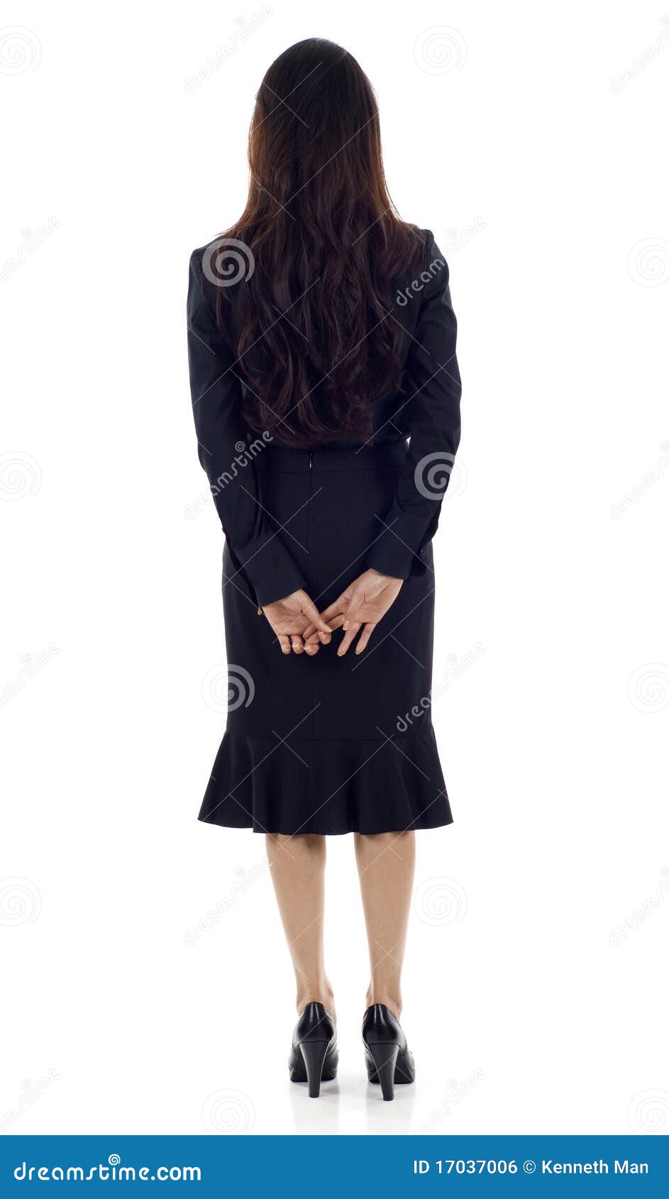 Woman Standing Backwards