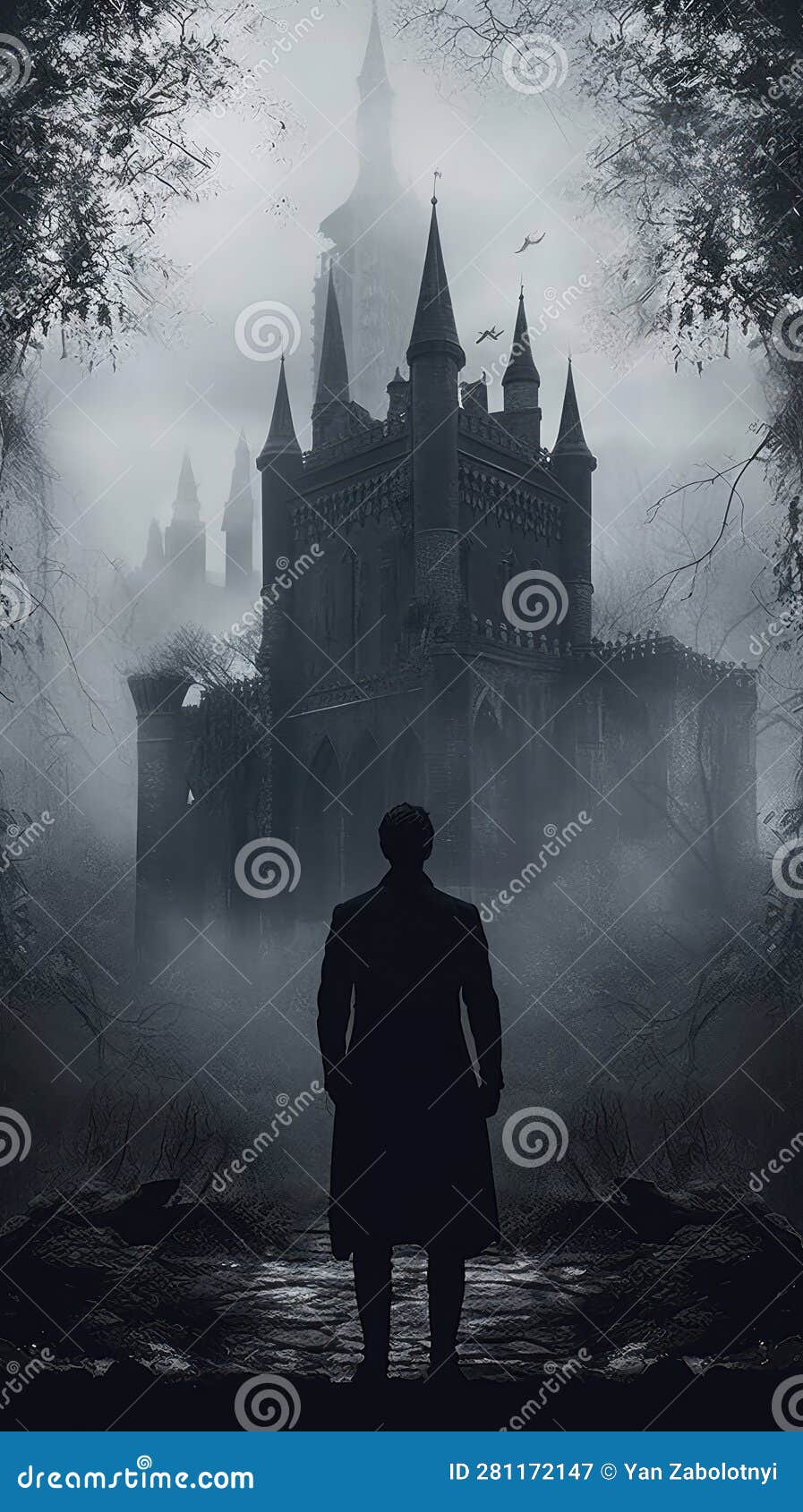 Standing Backwards the Supernatural Vampire is Shown Out in Front of a ...