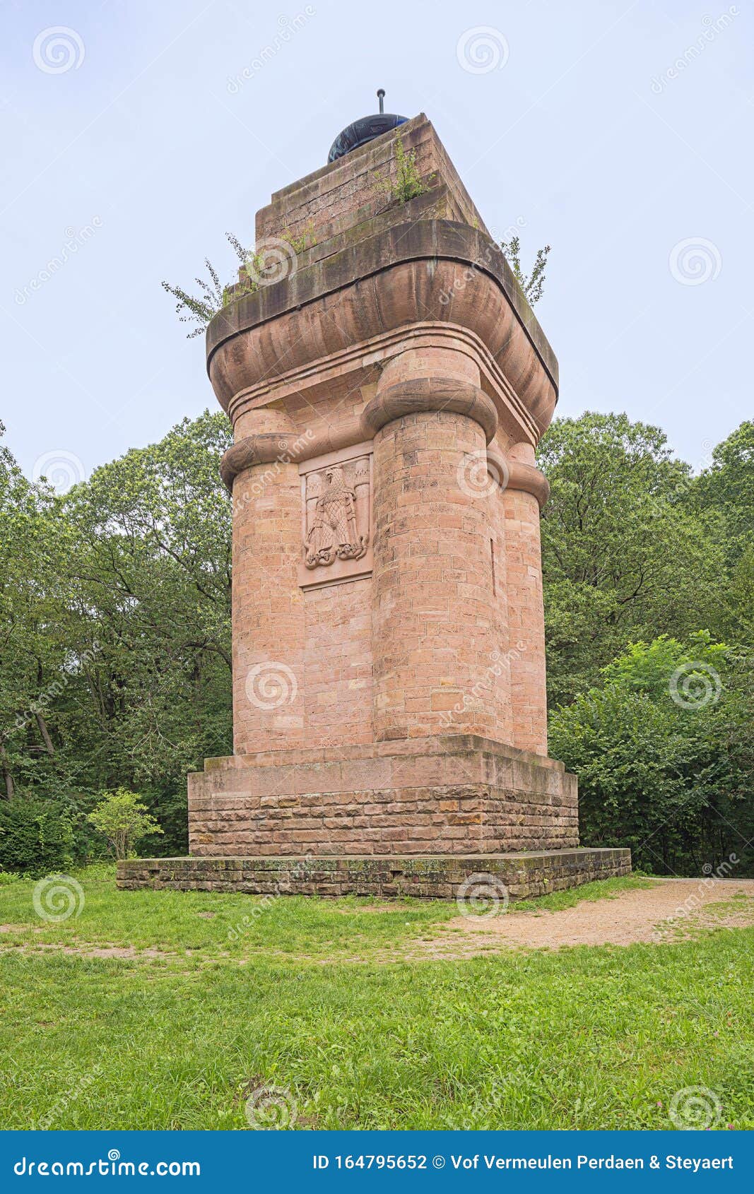 Standing at the Base of the Bismarck Tower Stock Photo - Image of ...