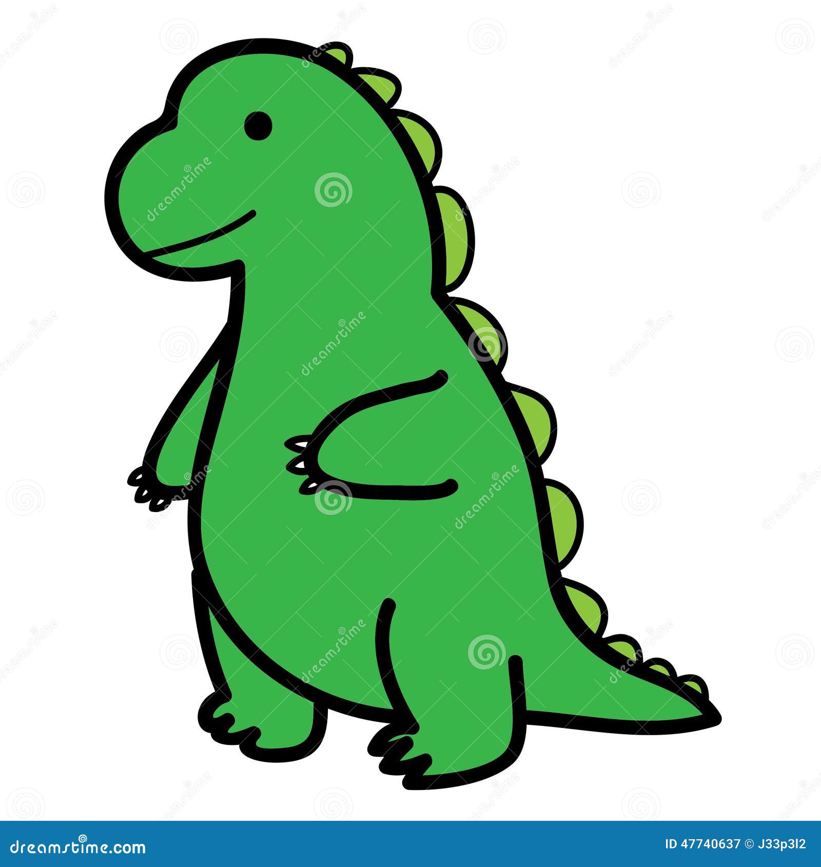 Standing big green lizard stock vector. Illustration of sketch - 47740637
