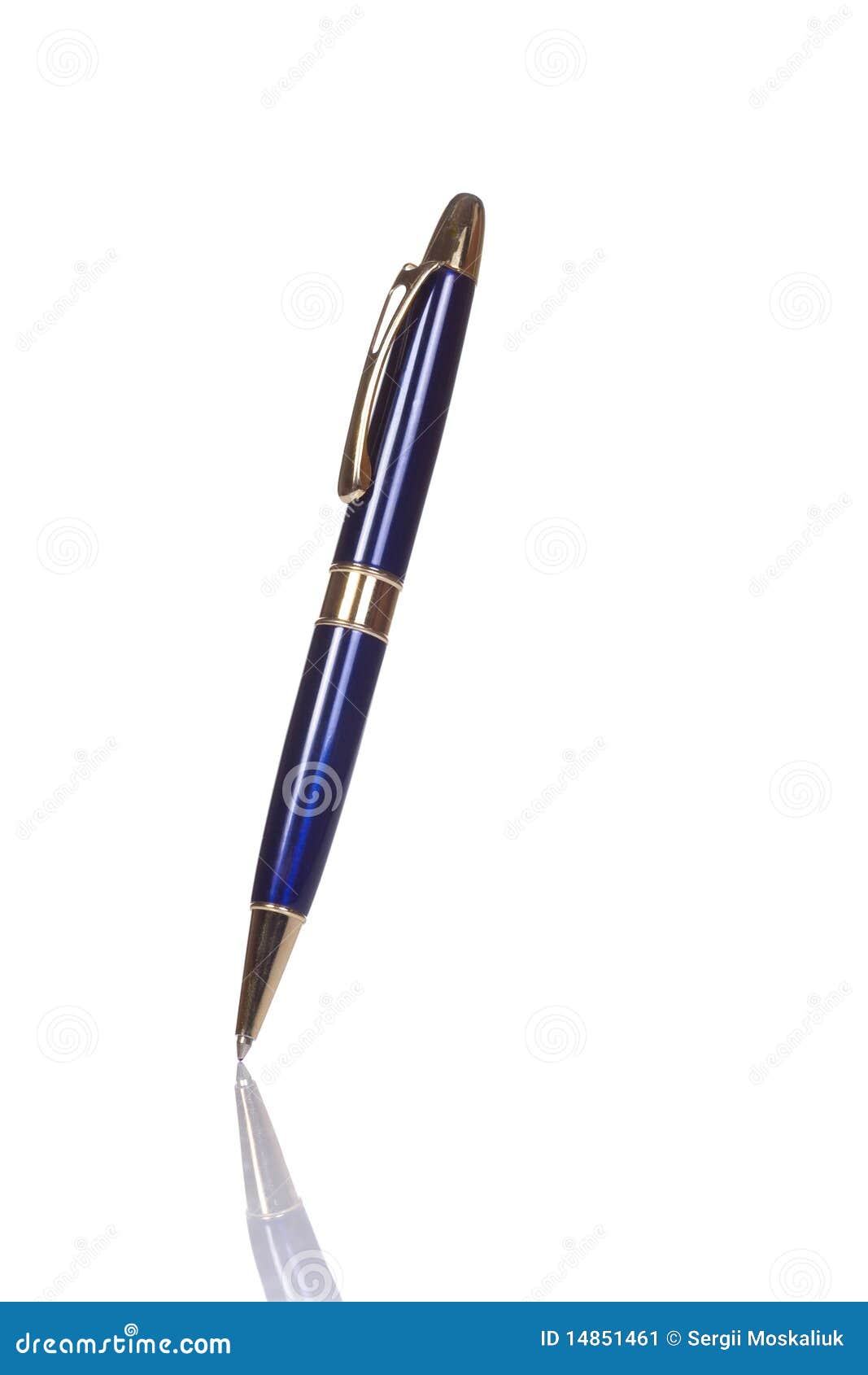 Standing Blue Shining Pen Picture. Image: 14851461