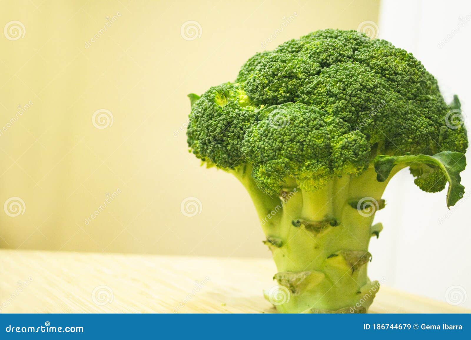 Standing Broccoli Simulating a Tree Stock Image - Image of color, salad ...