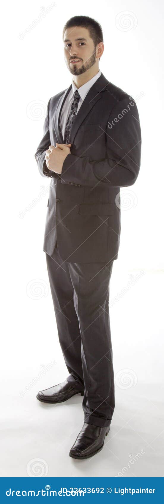 Standing businessman stock photo. Image of male, help - 22633692