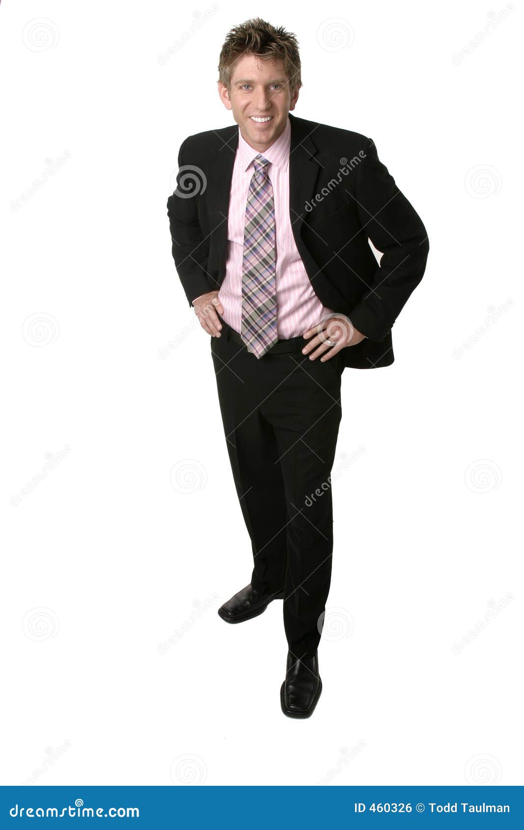 Standing Businessman stock photo. Image of person, friendly - 460326