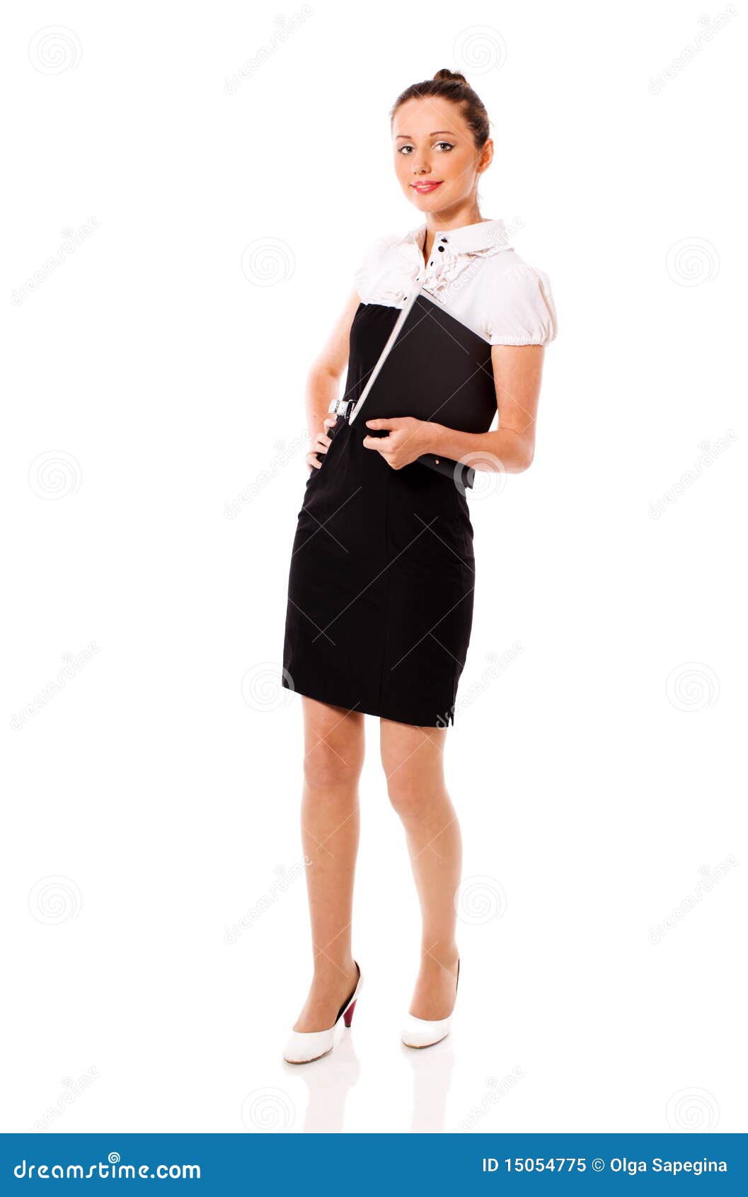 Standing businesswoman stock image. Image of adult, confidence - 15054775