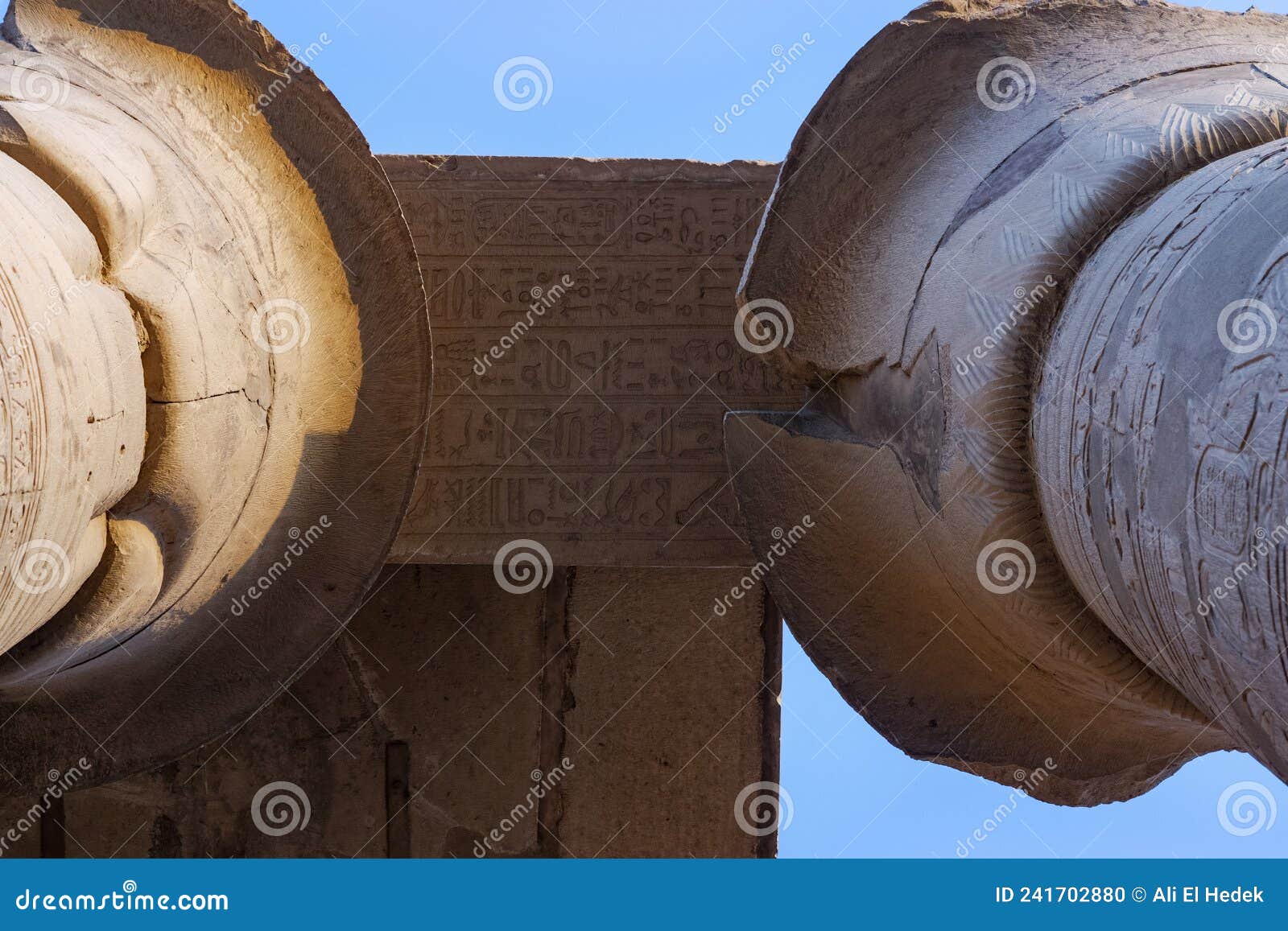 Ceiling of the Temple - Ancient Egypt Stock Photo - Image of years ...