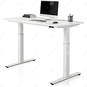 Standing Desks Vector Element Stock Illustration - Illustration of ...