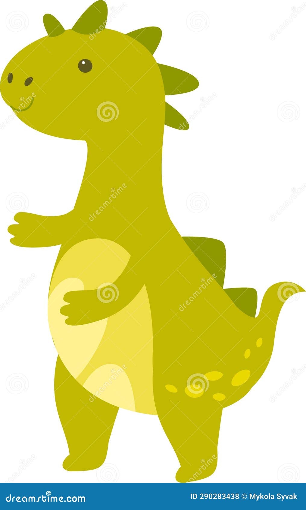Standing Dinosaur Child stock vector. Illustration of tyrannosaurus ...