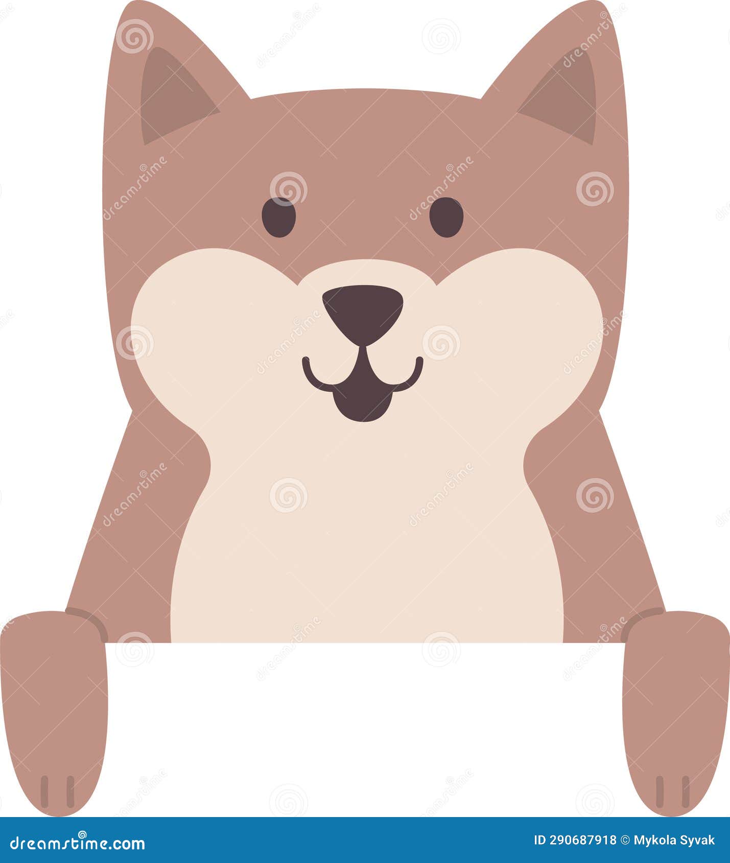 Standing Dog Animal stock vector. Illustration of canine - 290687918