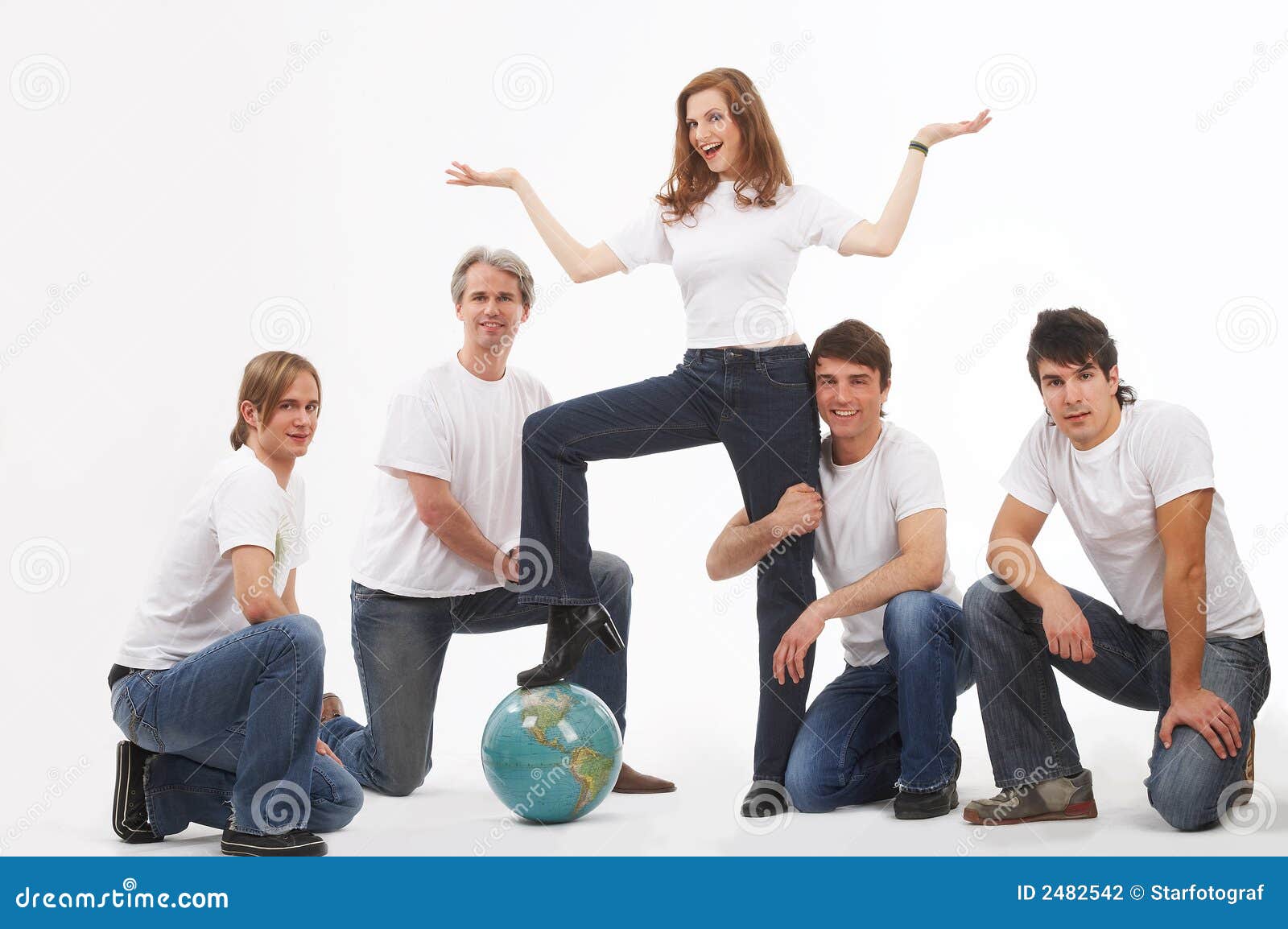 Standing on earth stock photo. Image of geography, globe - 2482542