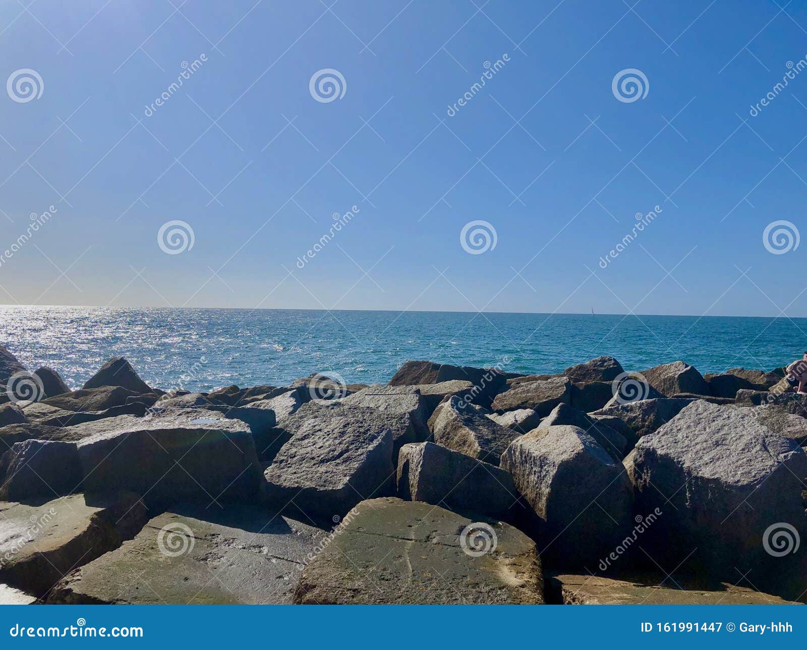 Standing of the Edge of the Pier 2 Stock Image - Image of rock, waves ...