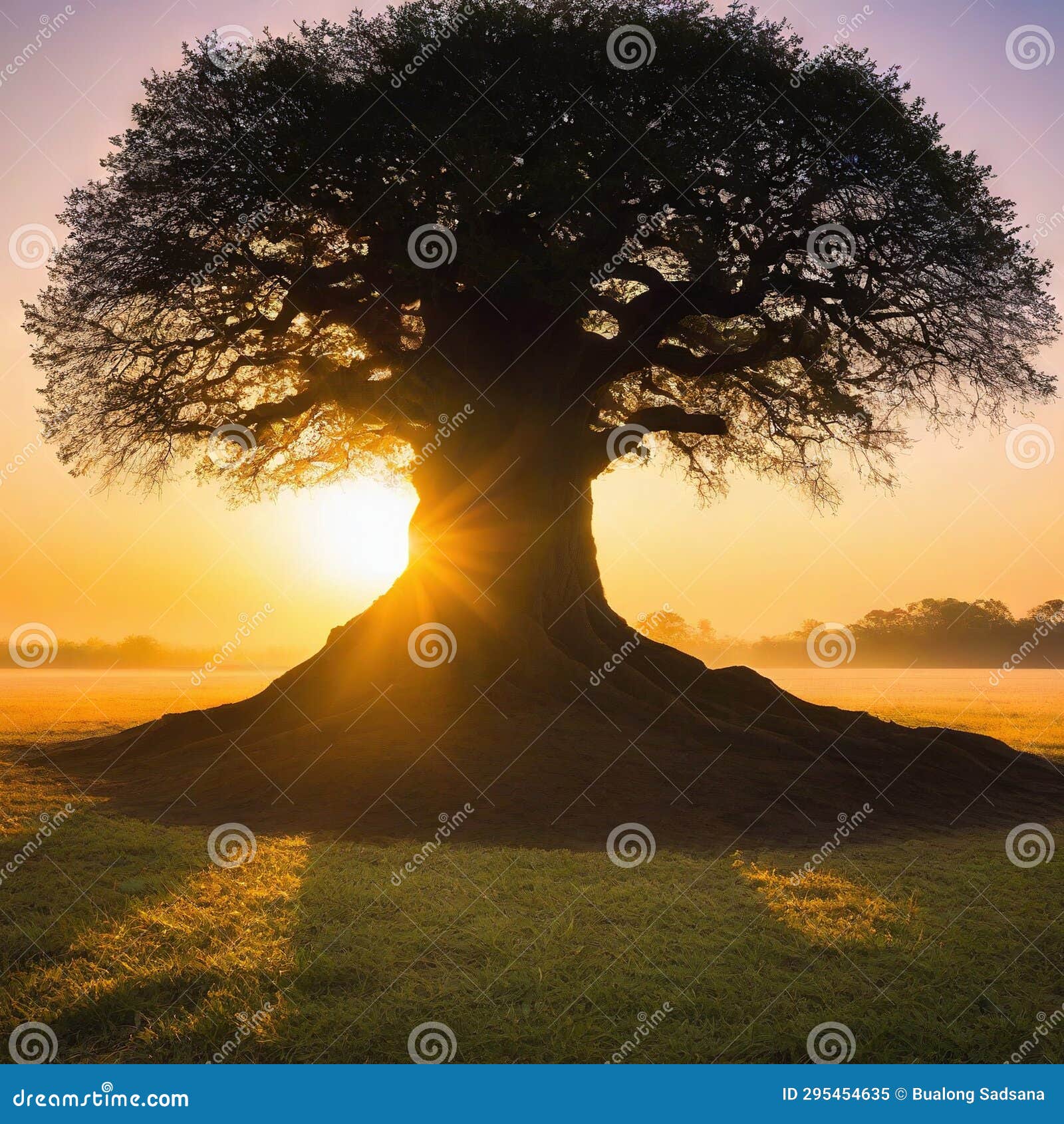 Standing in Front of a Tree with Deep Representing the Strength and ...