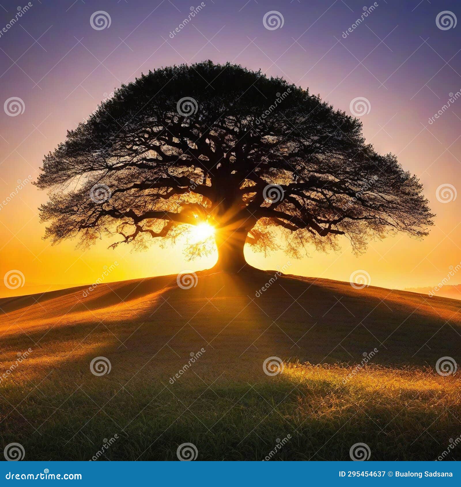 Standing in Front of a Tree with Deep Representing the Strength and ...