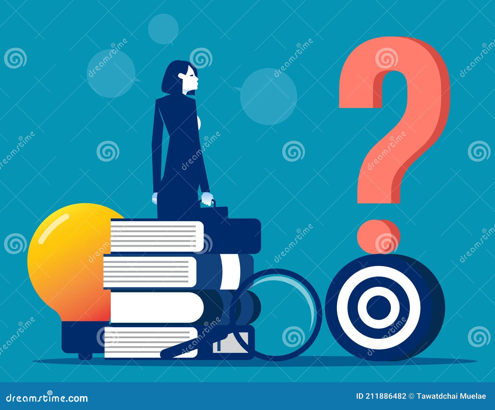 Standing and Getting Answers To Asked Questions. Education Process ...