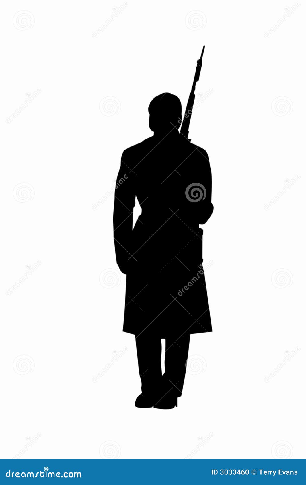 Standing Guard Vector Illustration | CartoonDealer.com #3033460