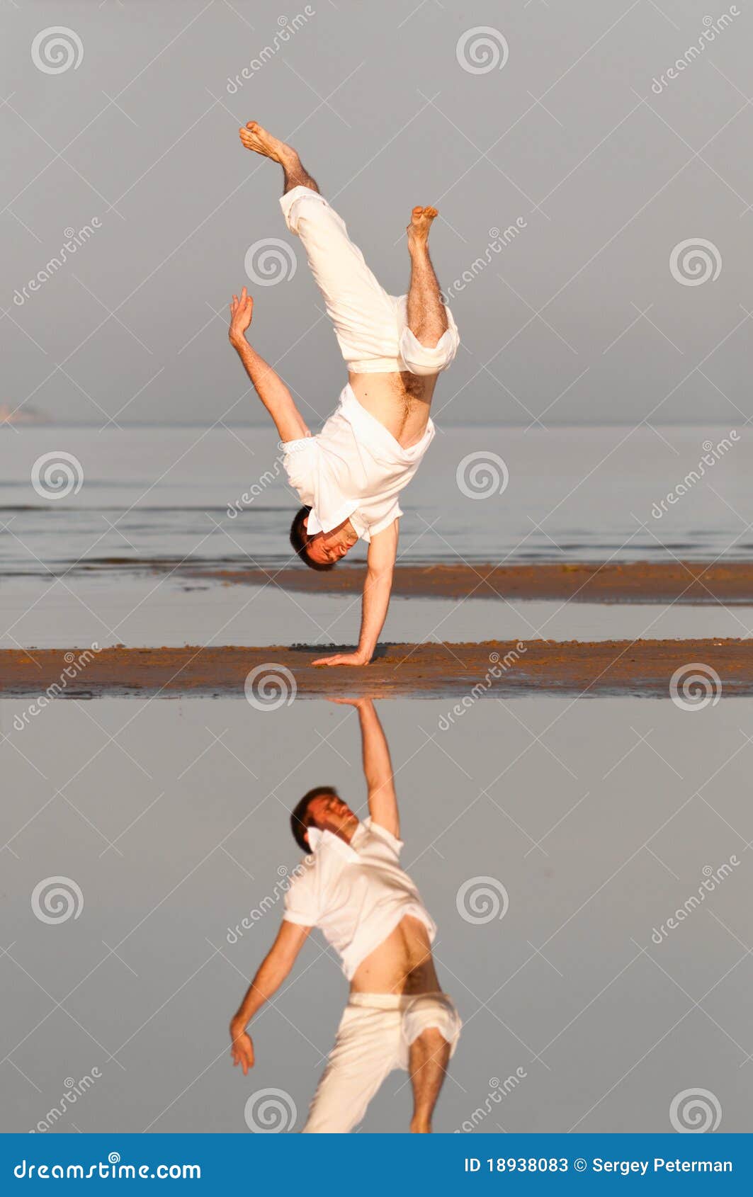 Standing on hand stock image. Image of legs, dancing - 18938083
