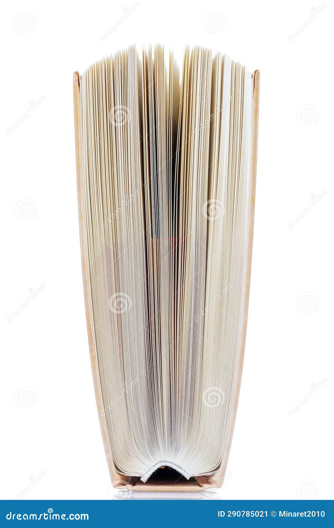 Standing Hardcover Book Isolated on White Background Stock Image ...