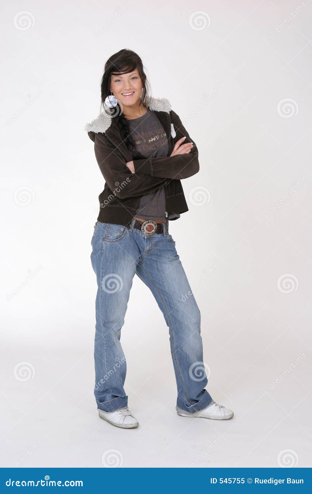 Standing and Laughing stock image. Image of standing, beauty - 545755