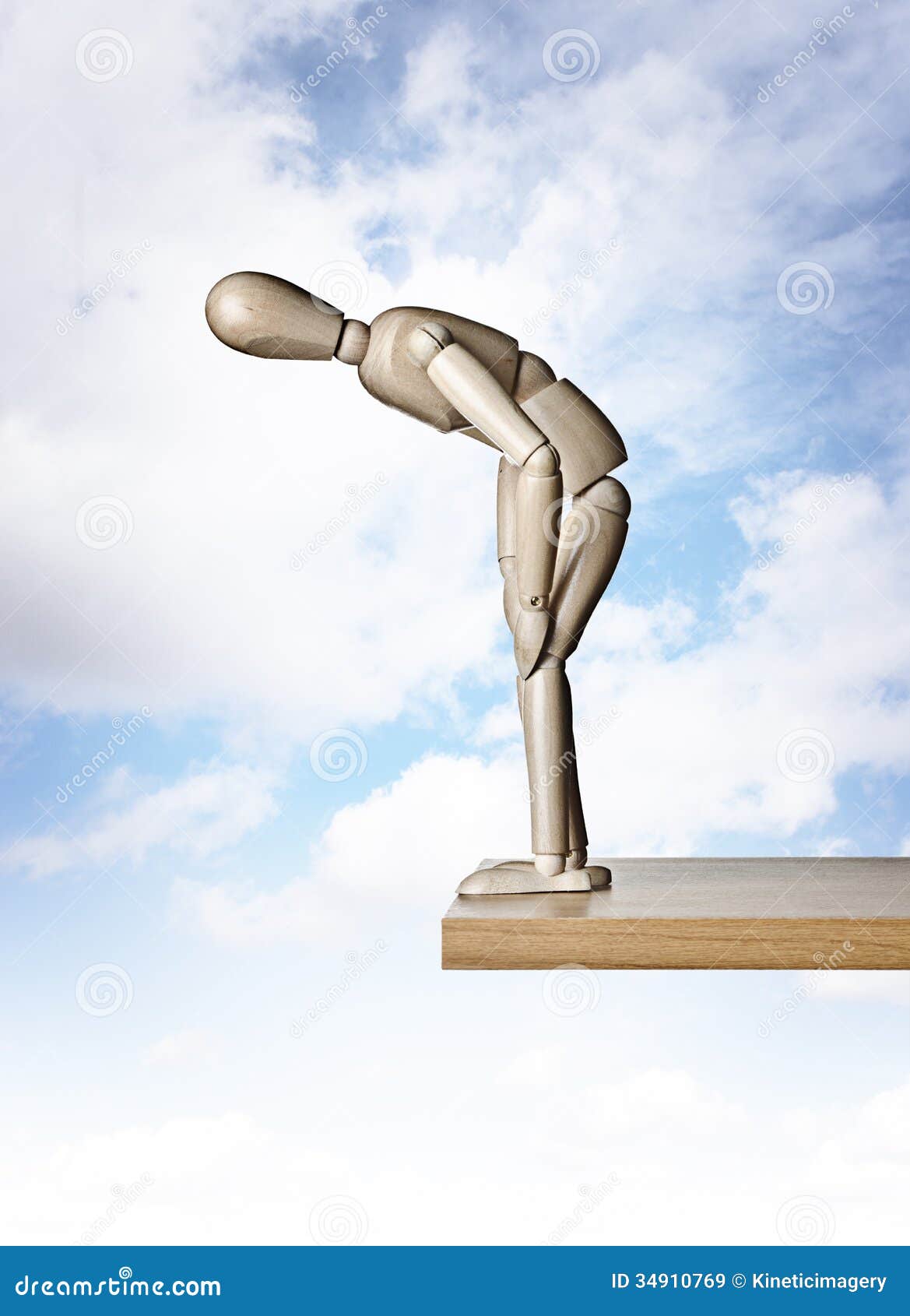 Standing on the ledge stock image. Image of mannequin - 34910769