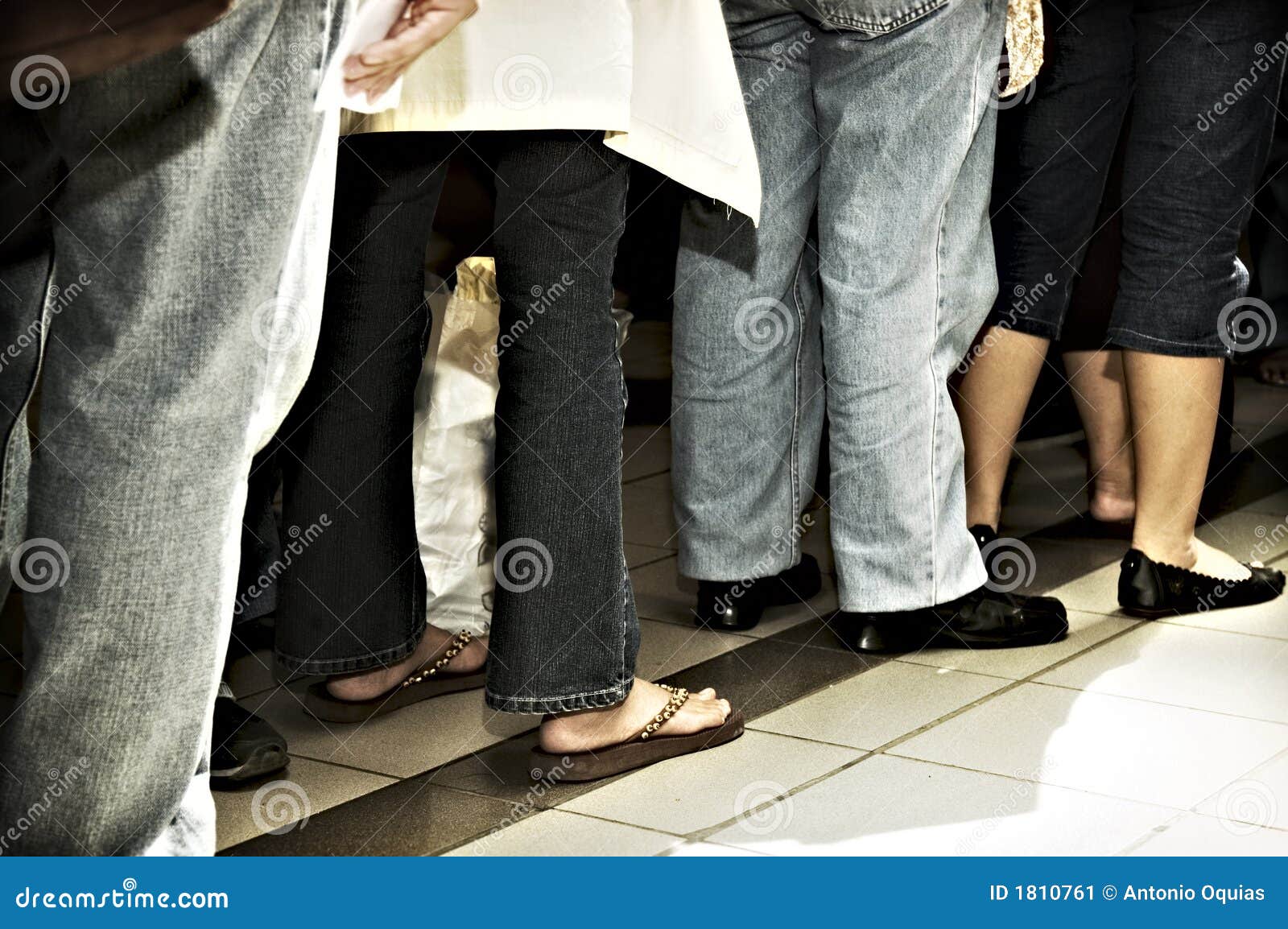 Standing in Line stock image. Image of adversity, file - 1810761