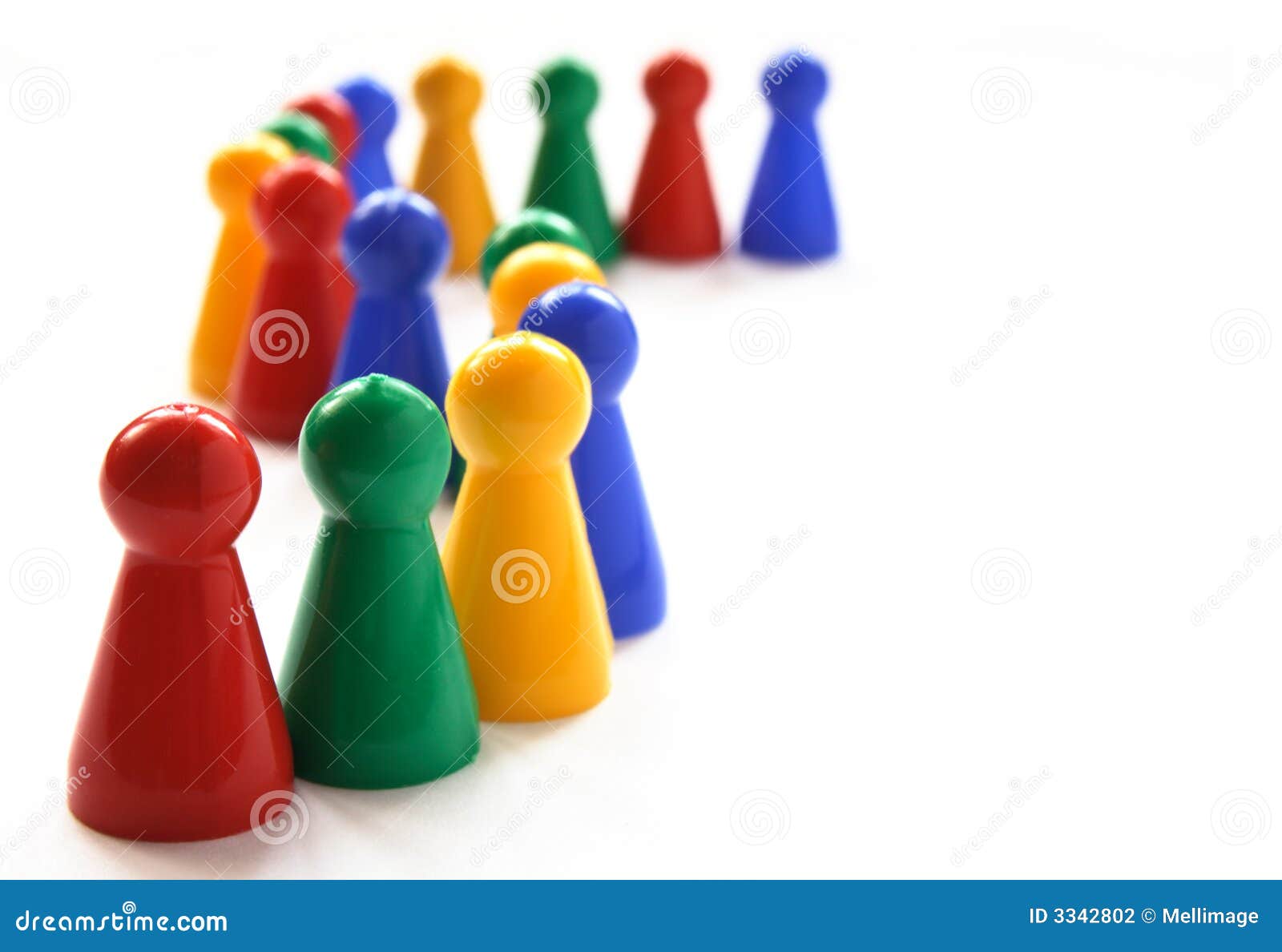 Standing in line stock photo. Image of ideas, multi, macro - 3342802