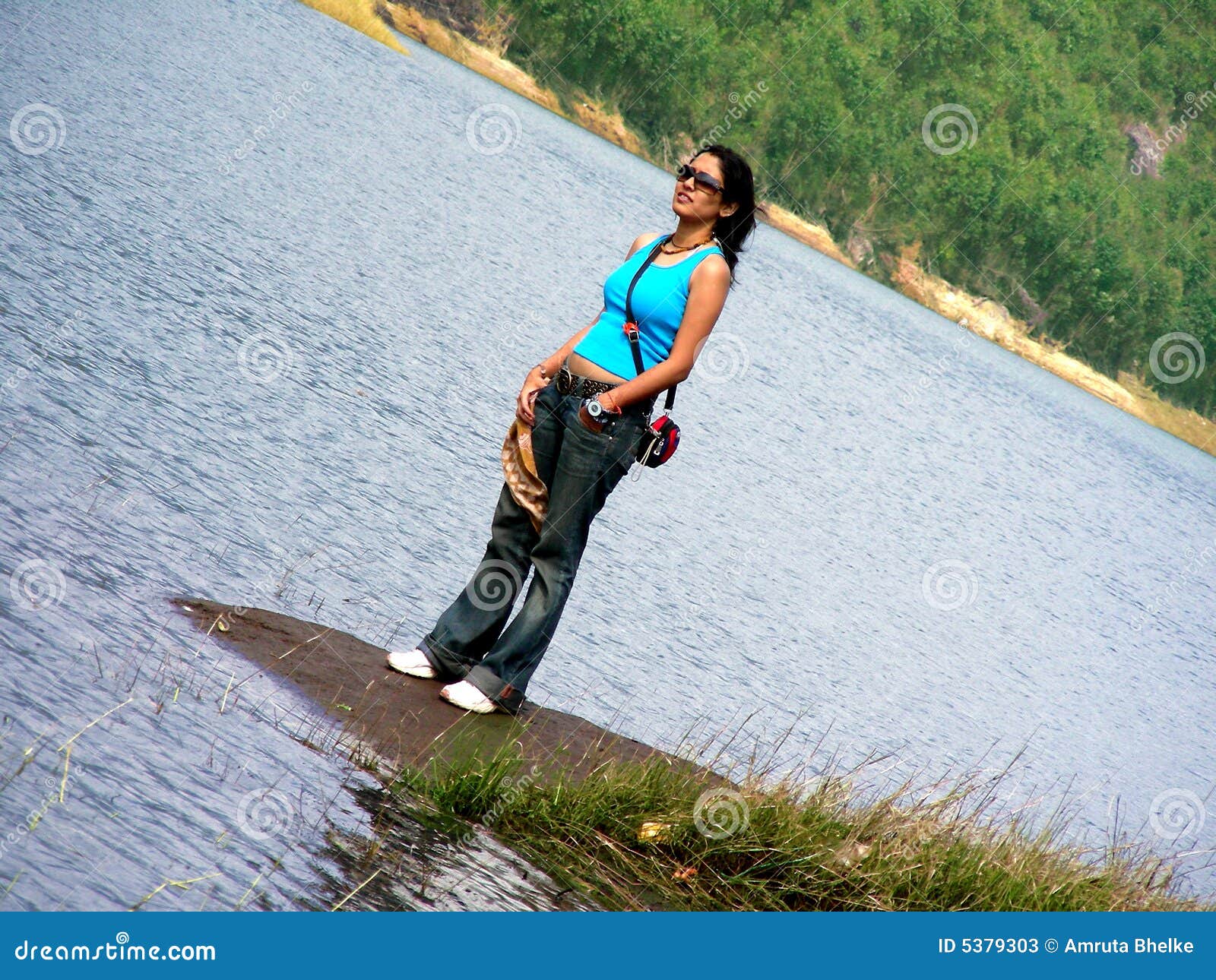 Standing lonely stock image. Image of alone, thinking - 5379303