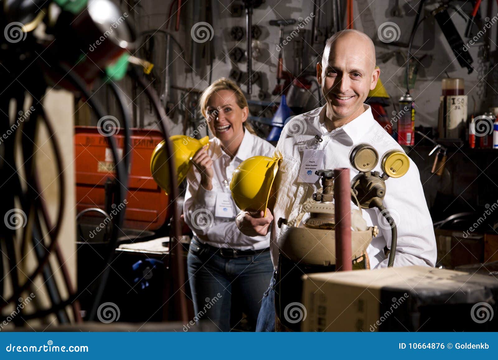 Standing in Maintenance Room Stock Photo - Image of indoors, industrial ...