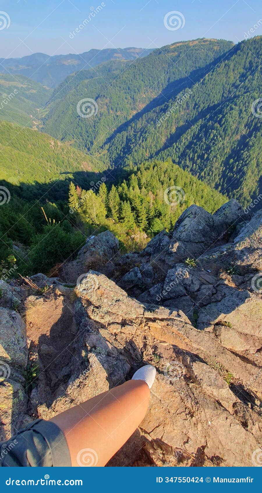 Looking Down From A Mountain