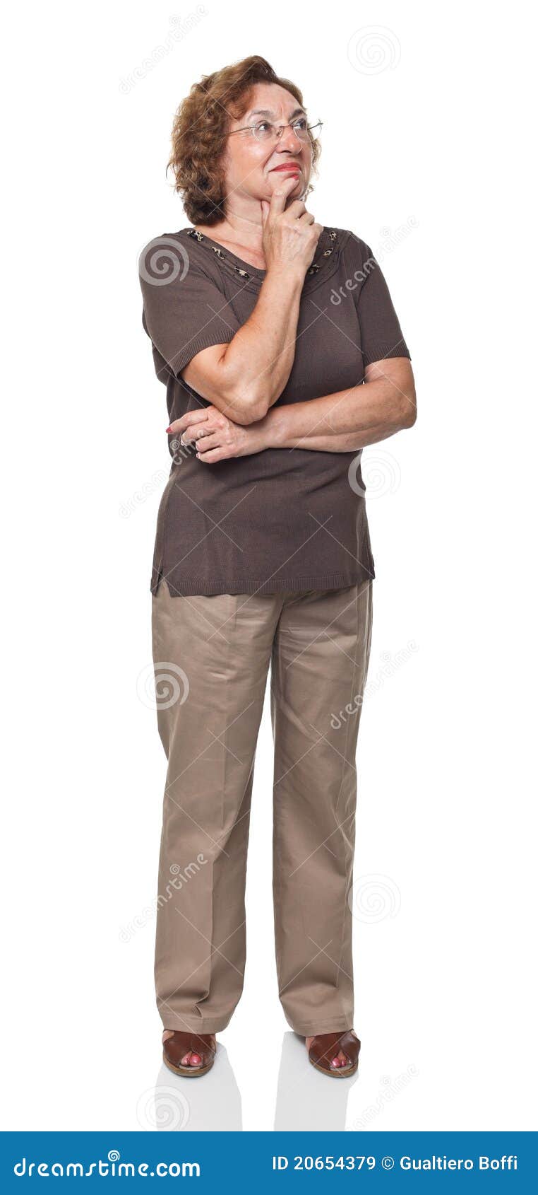 Standing old woman stock image. Image of woman, caucasian - 20654379