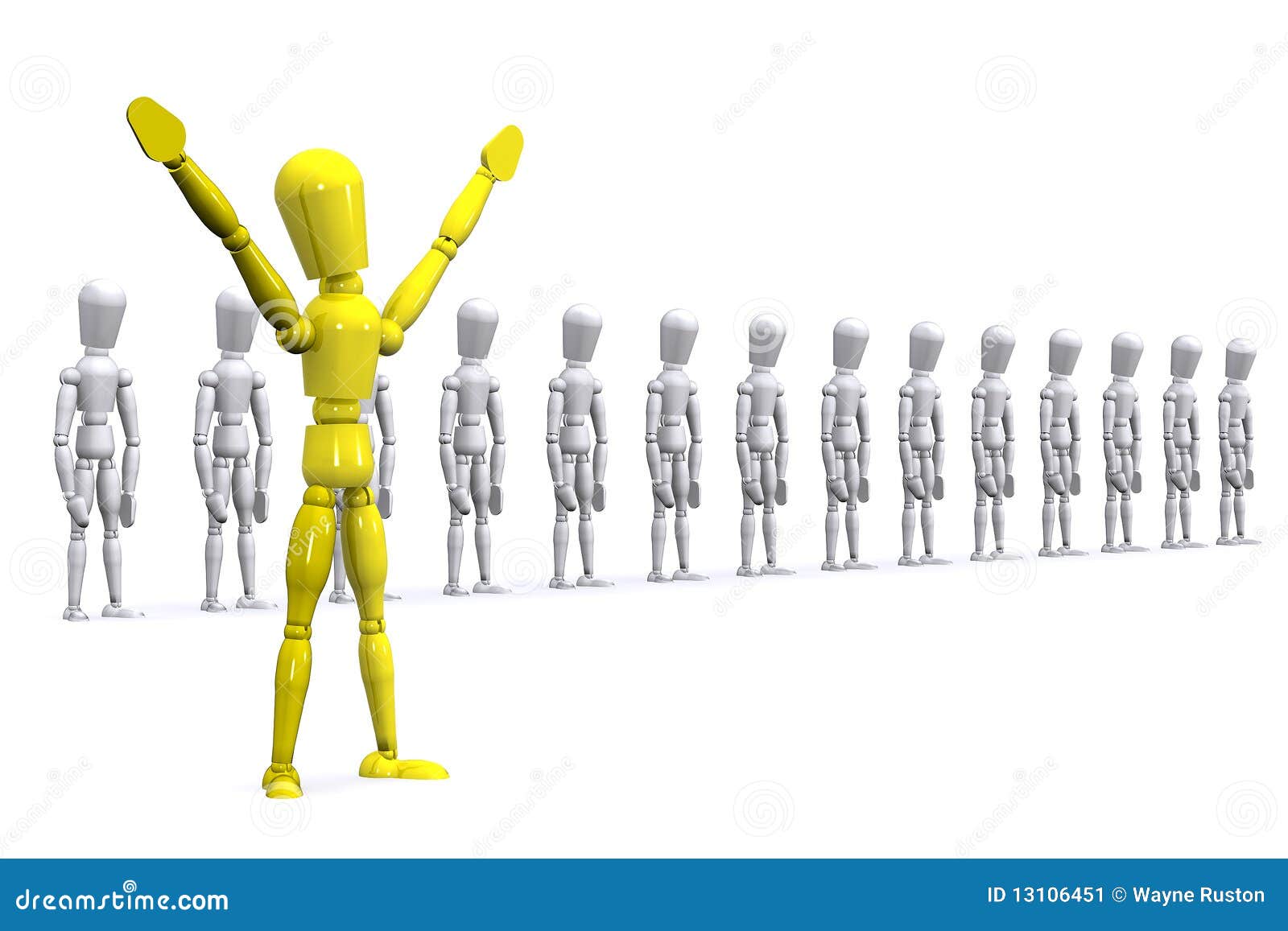Standing Out stock illustration. Illustration of humorous - 13106451