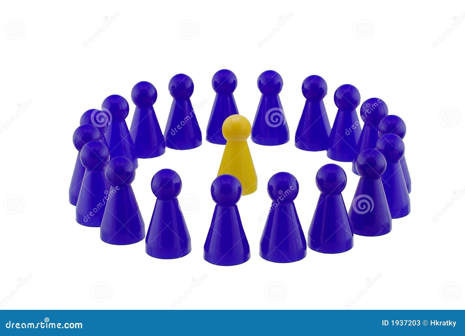 Standing out stock image. Image of leader, crowd, announcement - 1937203